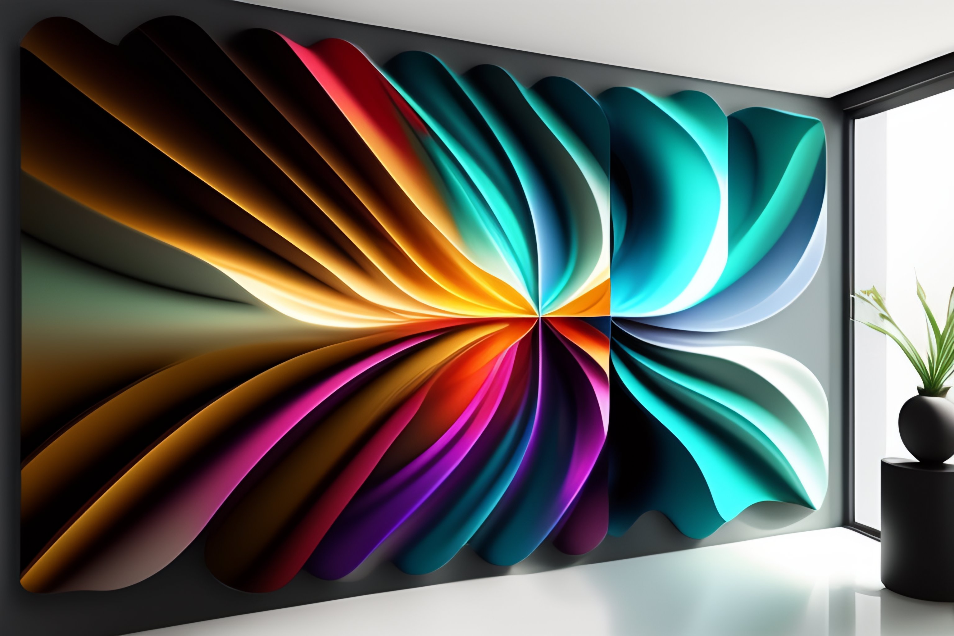 Lexica - Cothic 4d abstract wall art