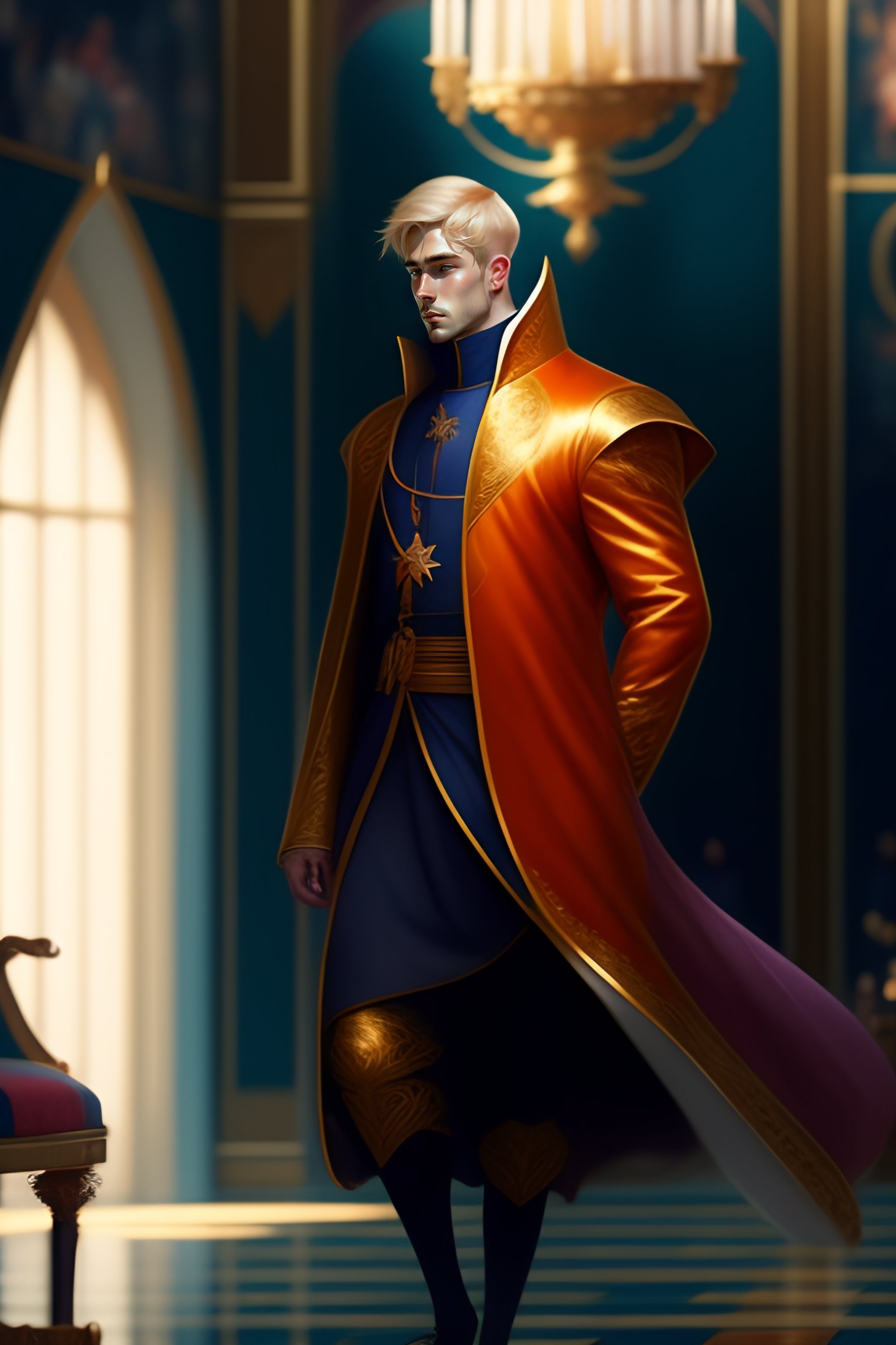 Lexica - Yougchil prince!!!!!!, walking!!!, in throne room, blonde ...