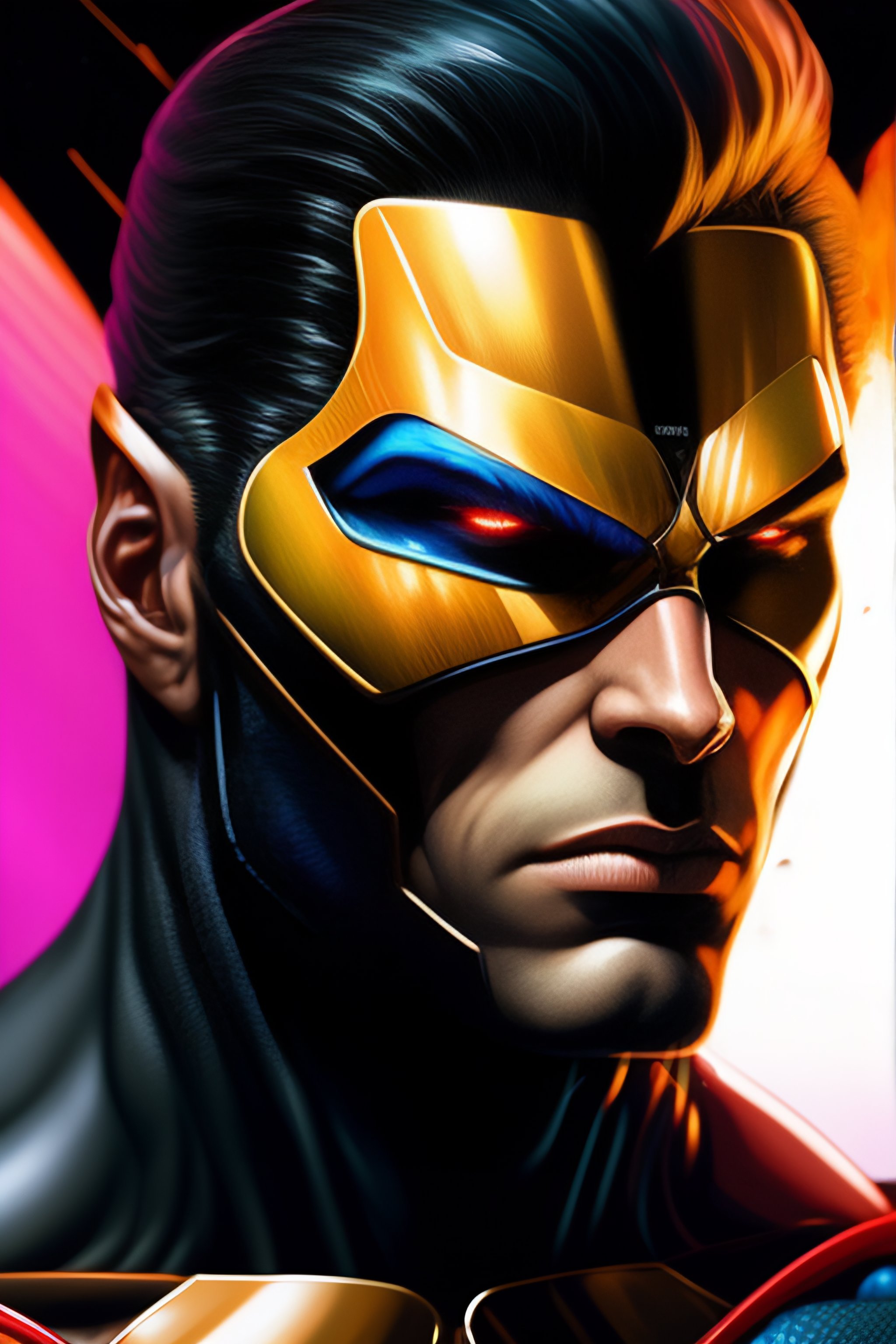 Lexica - Colorful!!! venom superman portrait by laurie greasley and ...