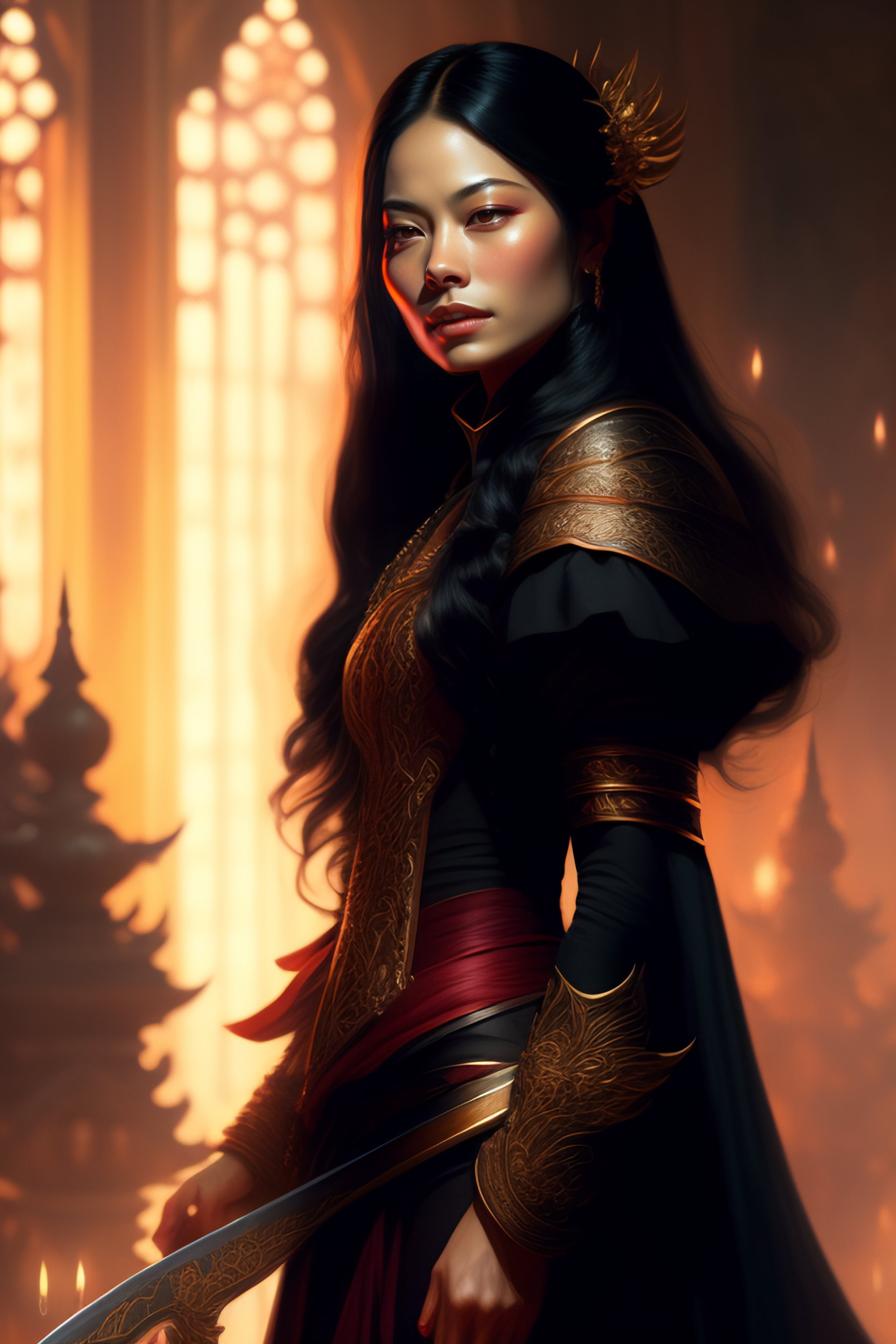 Lexica - Young Kristin Kreuk as a Beautiful female Chinese badass ...