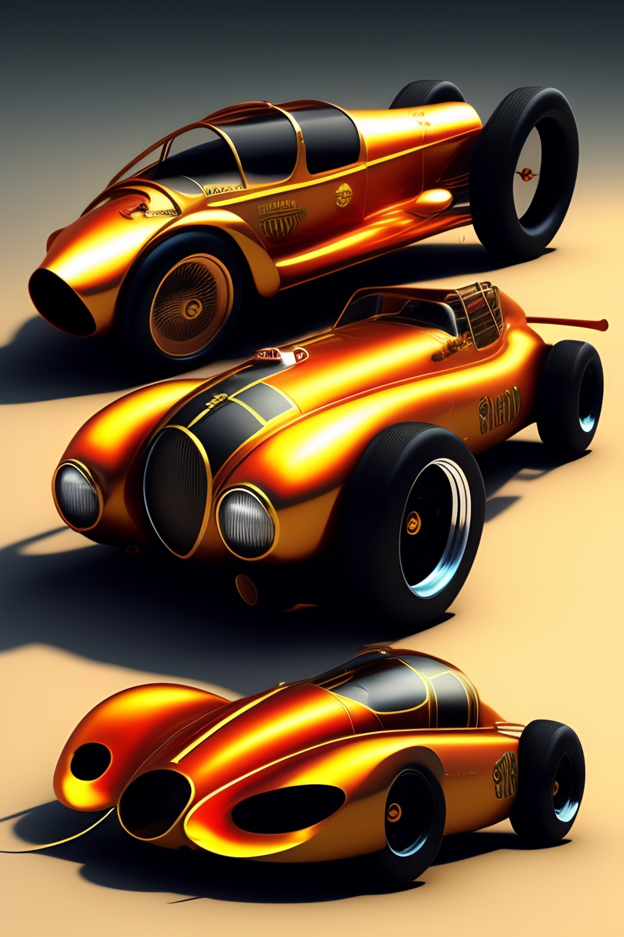 Lexica - Steampunk racing car