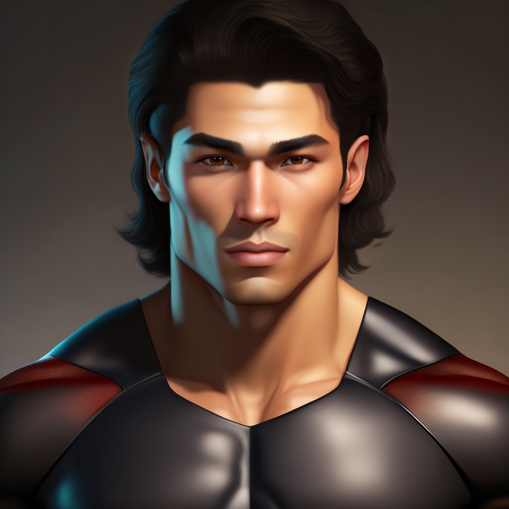 Lexica - Thirty-year-old man, white skin, black hair, black eyes, thin ...