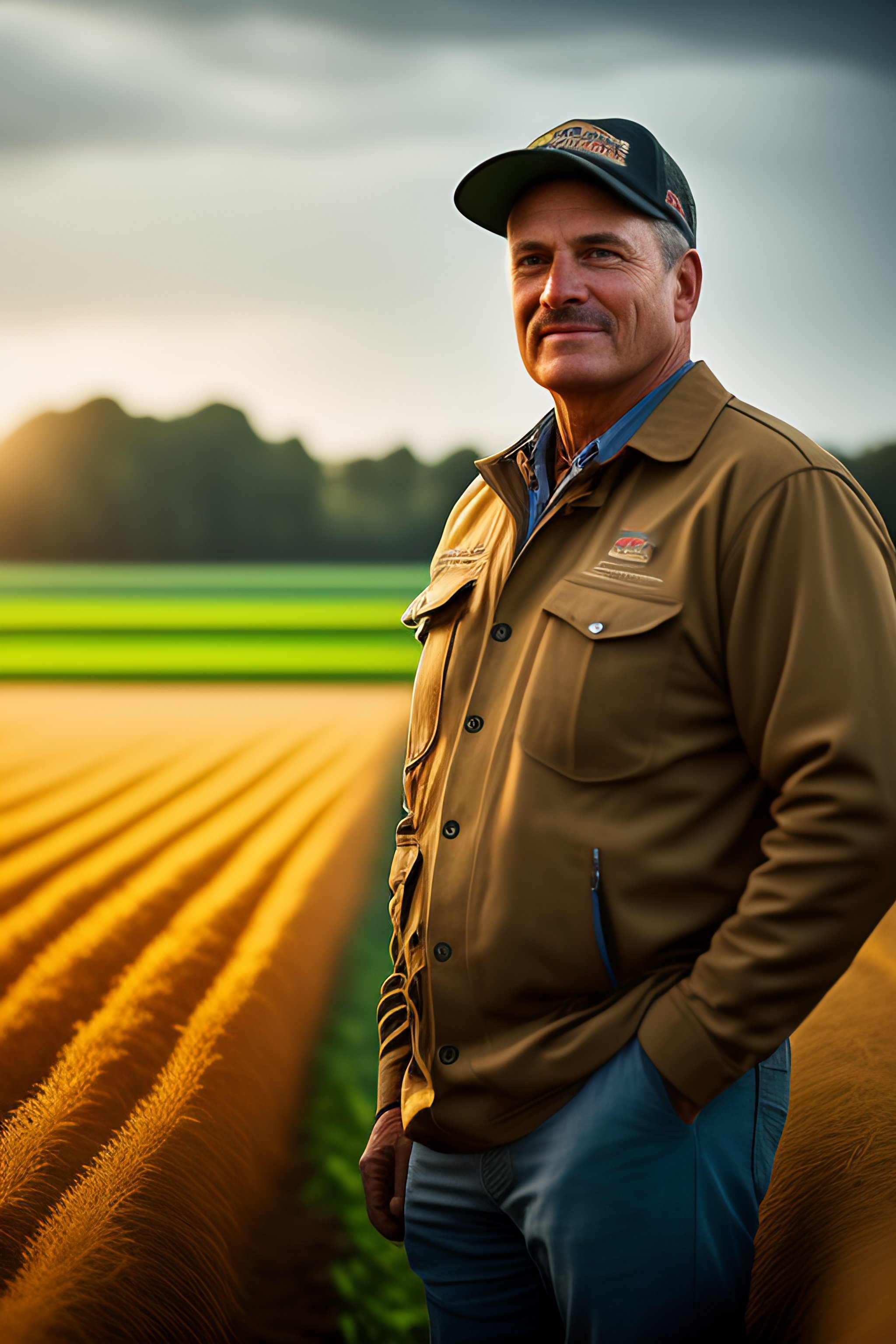 Lexica - Portrait of a proud farmer