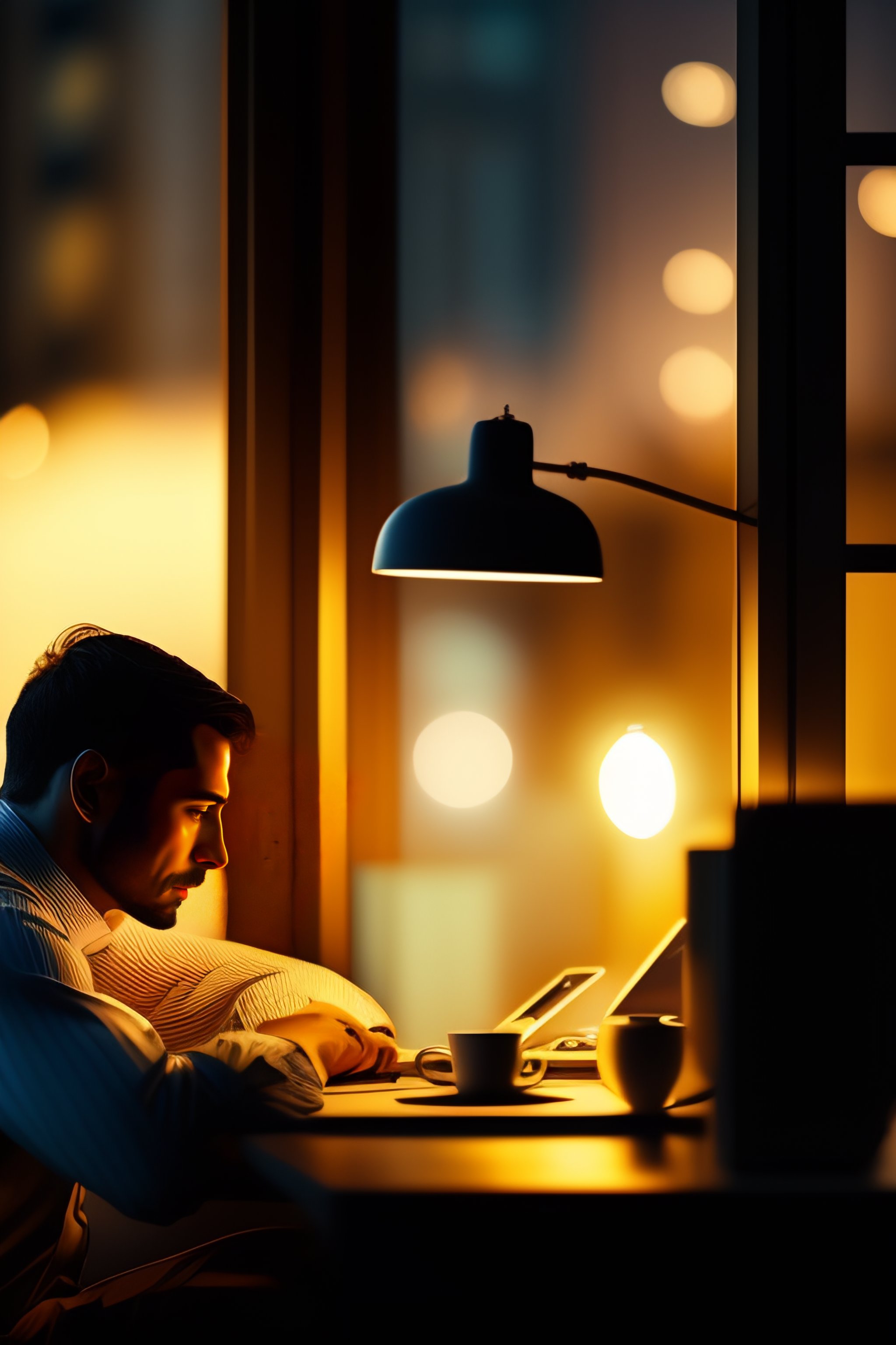 Person Working Alone