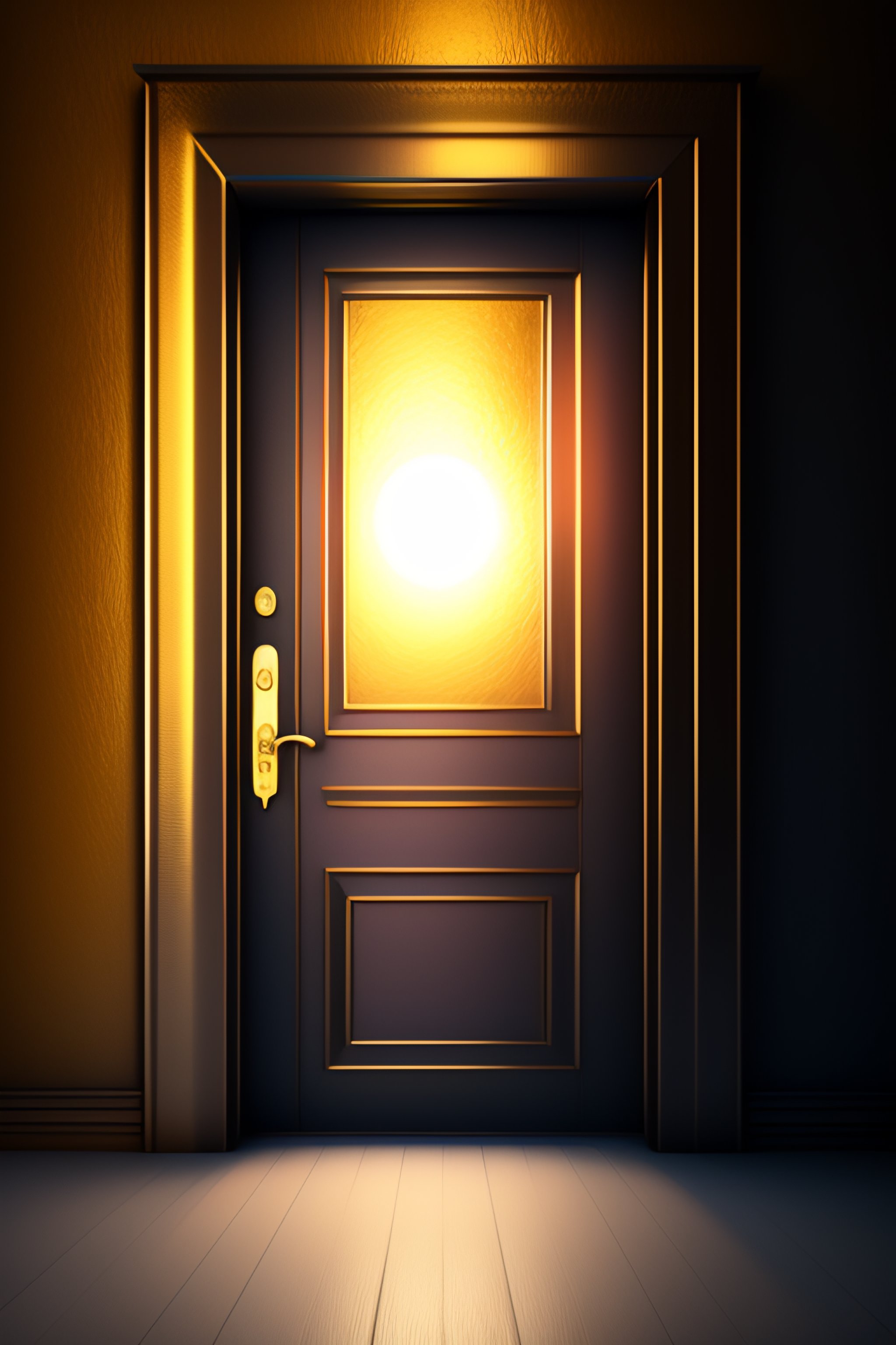 Lexica Sinestrea Stands In Front Of The Small Door Their Hand Resting On The Handle As They