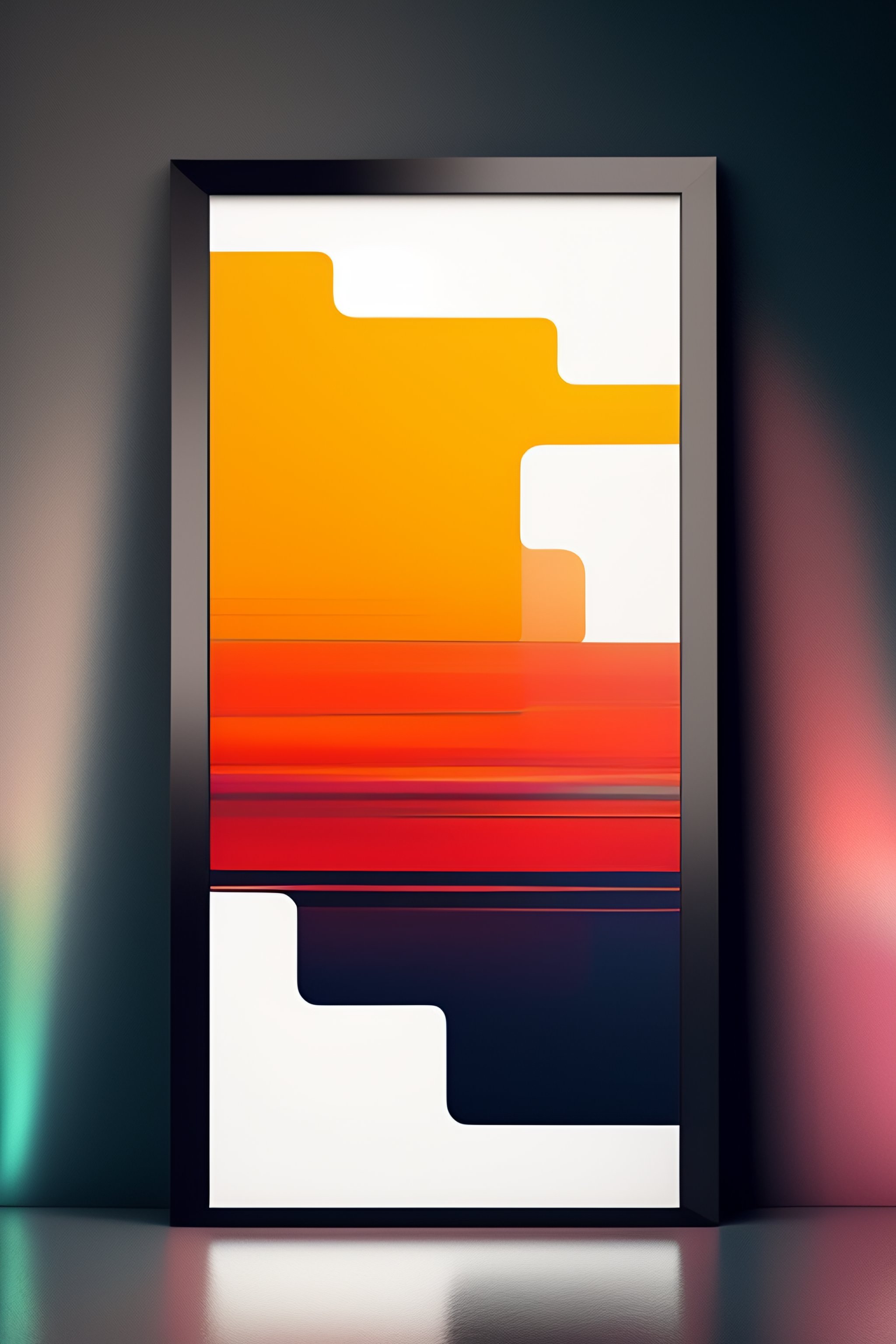 Lexica - Abstract splotchy poster design