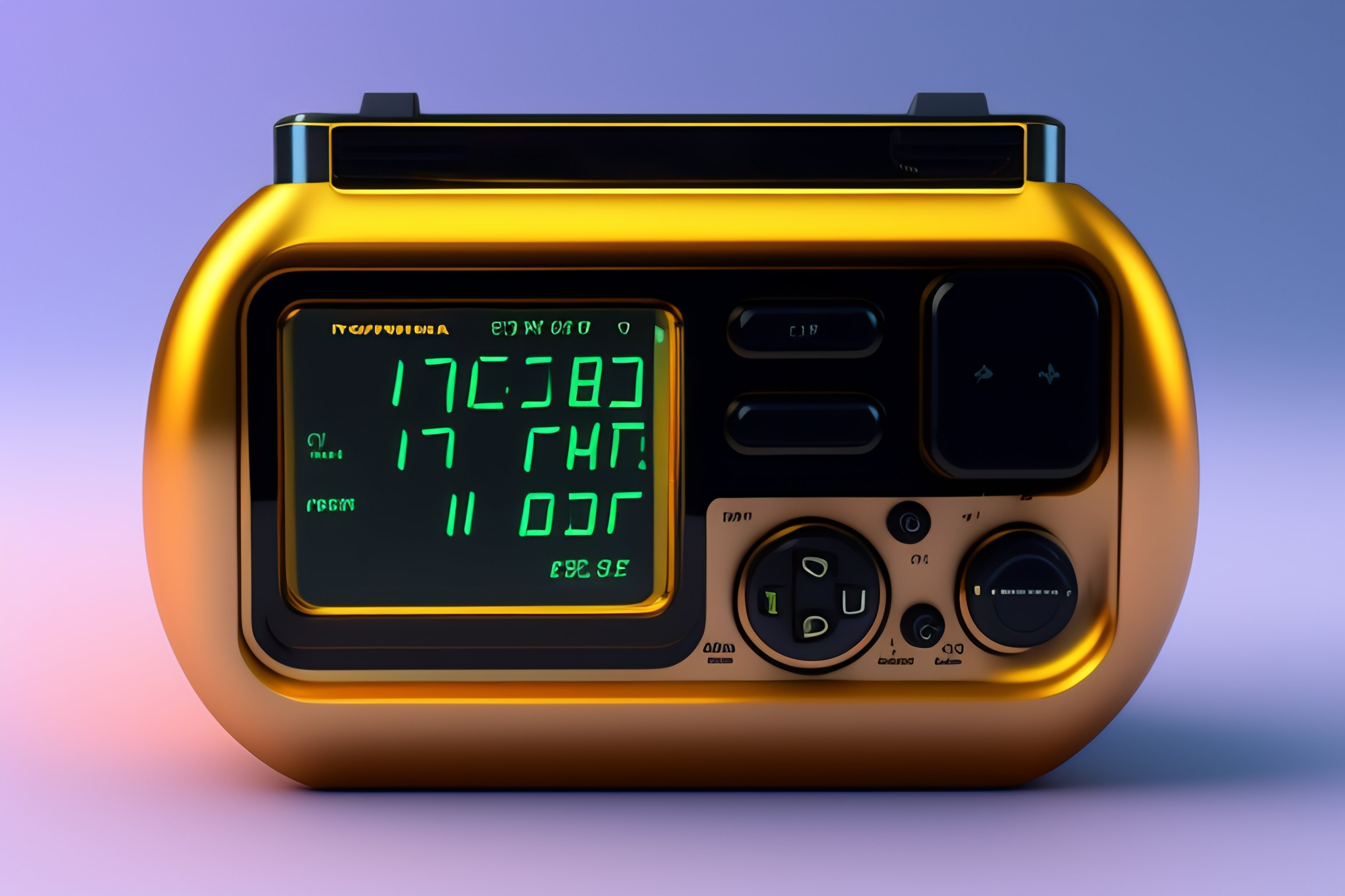Lexica - Vintage personal handheld computer device, 1990s, c4d render ...