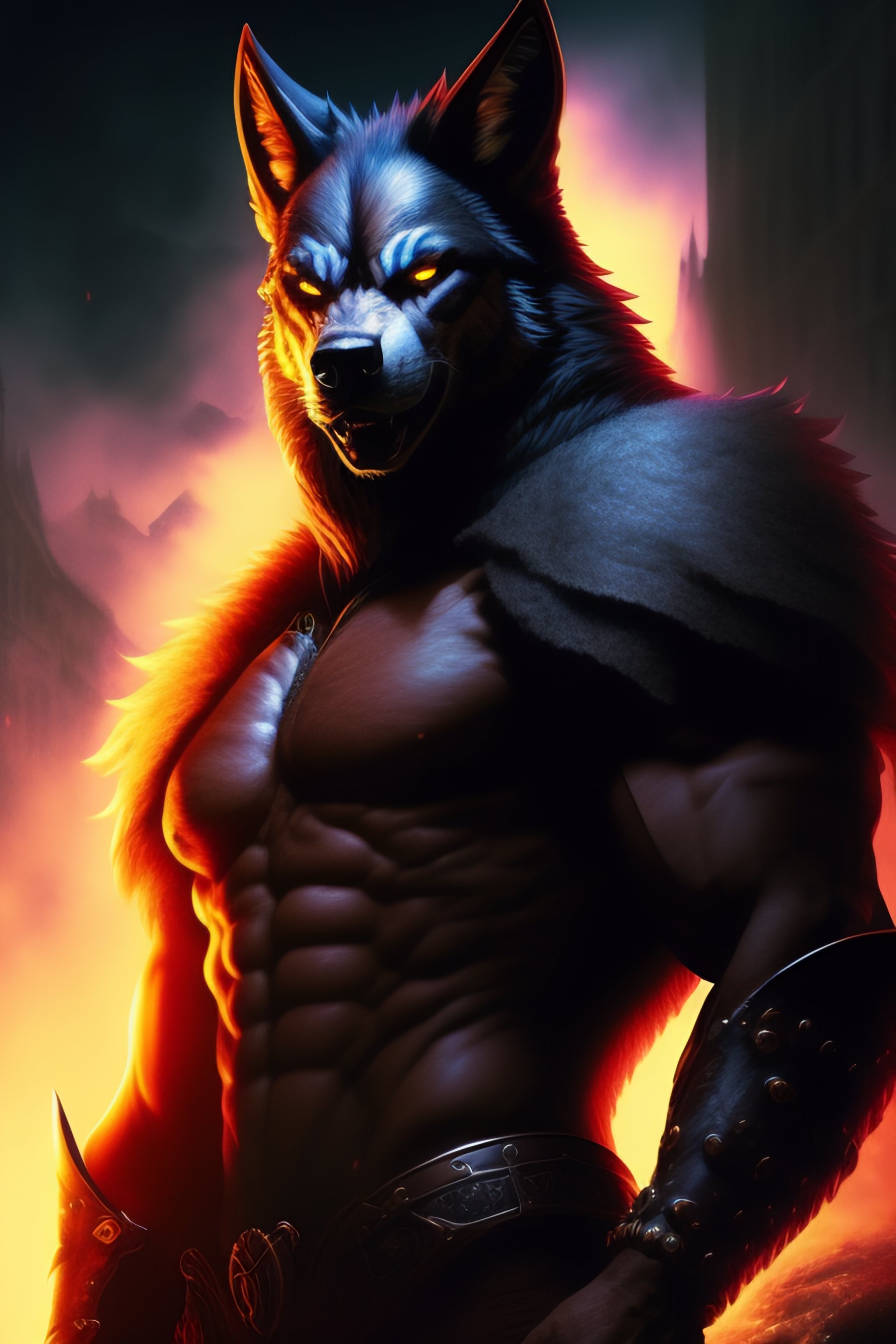 Lexica - A werewolf named léon, dangerous . he lives outside. He has a ...