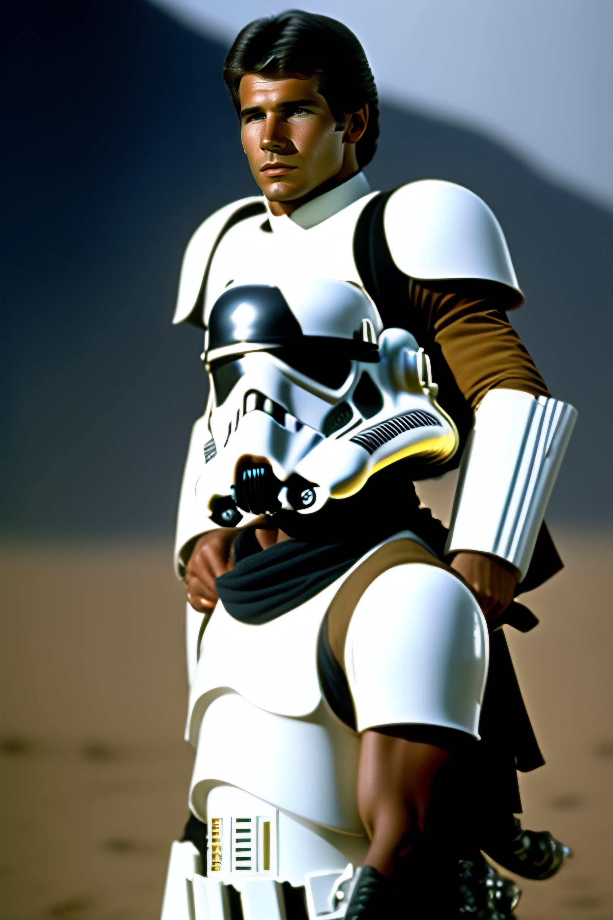 Lexica - Young Harrison Ford in a stormtrooper costume