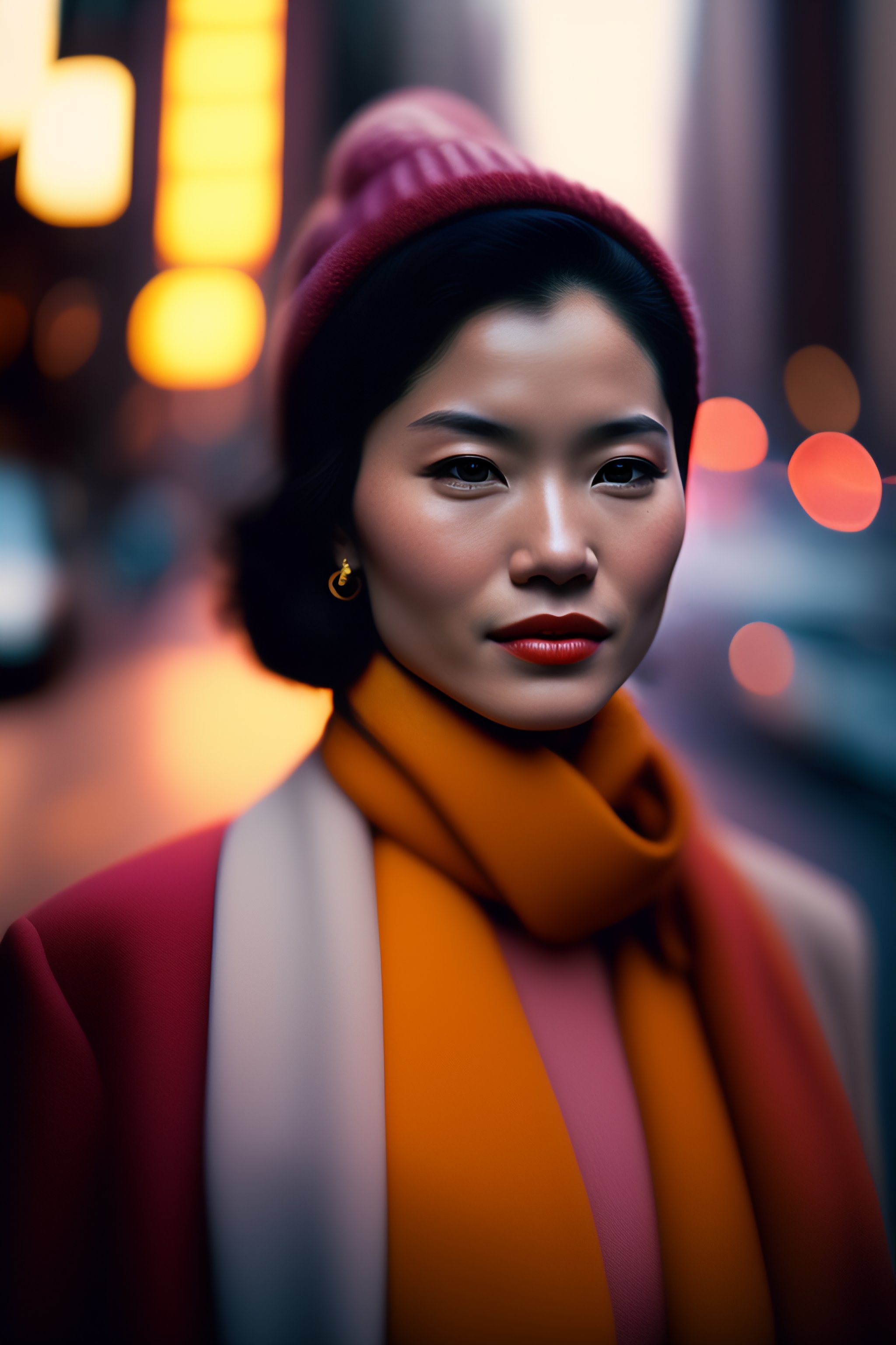 Lexica - Female semi nua perfect portrait, new york, medium format ...