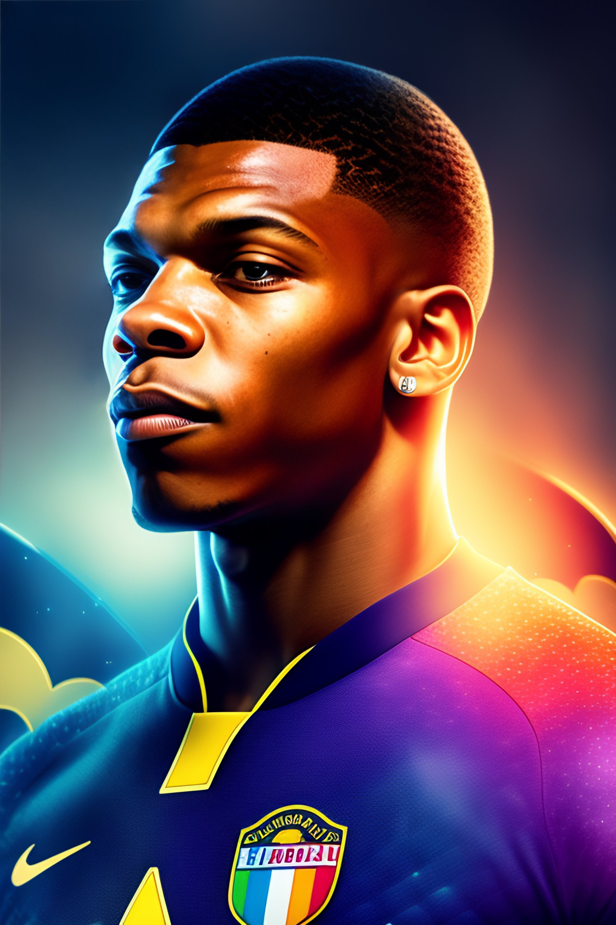 Lexica - Mbappe as superhero batman
