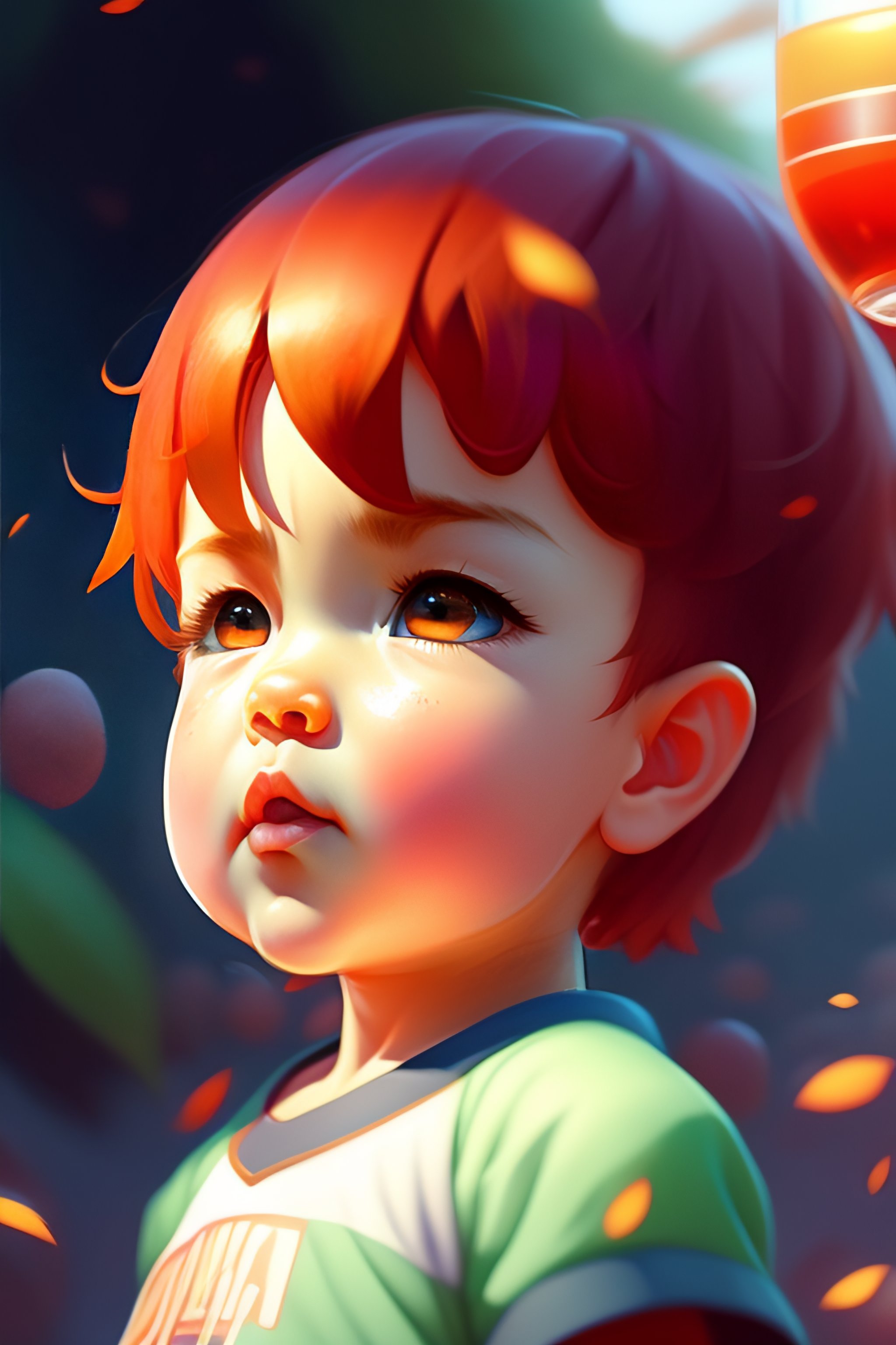 Lexica - Baby drinking juice art heartstone Video game icon, official ...