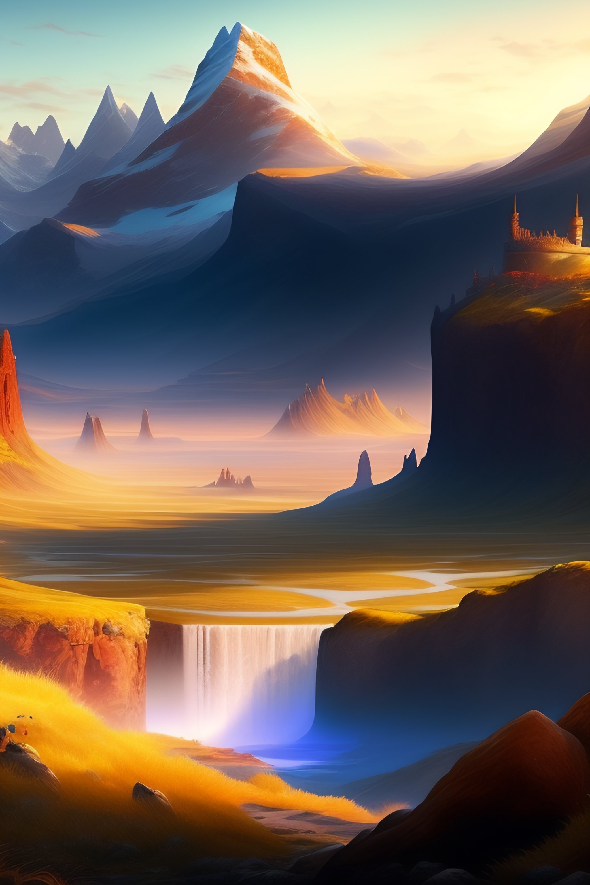 Lexica - Warrior landscape banner