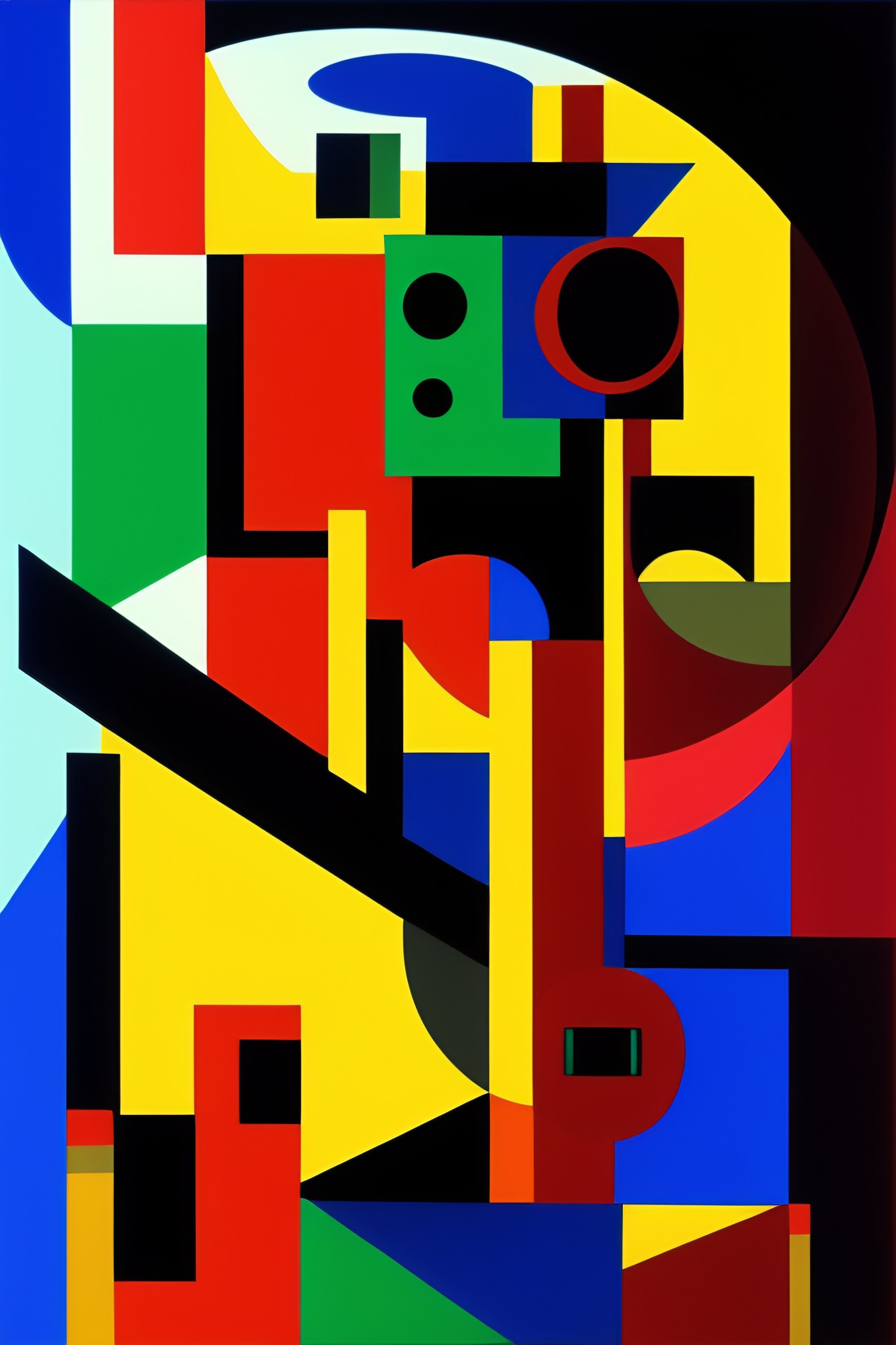 Lexica - Painting by miro picasso robot cubism