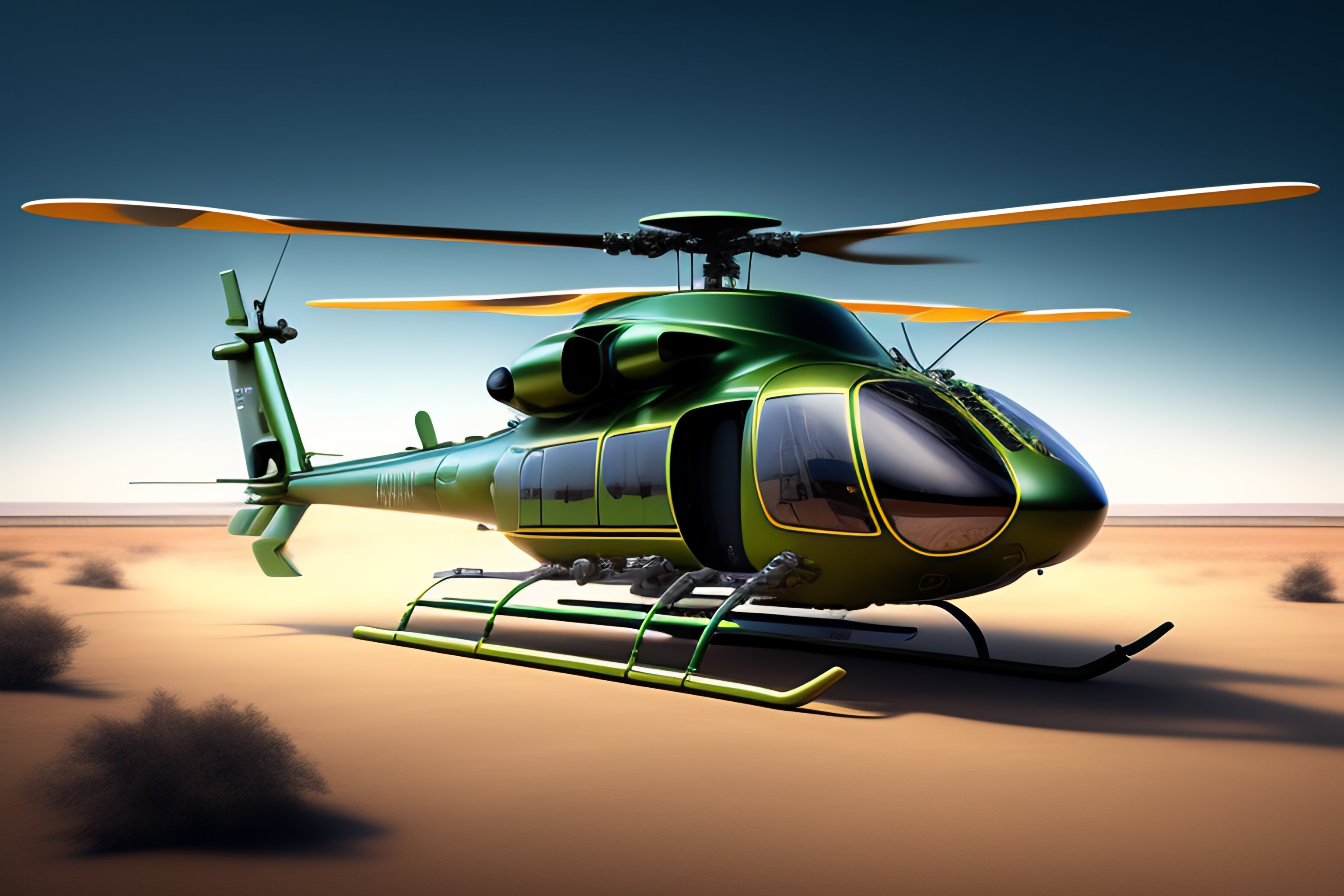 Lexica - Helicopter design blueprint based on mantis insect