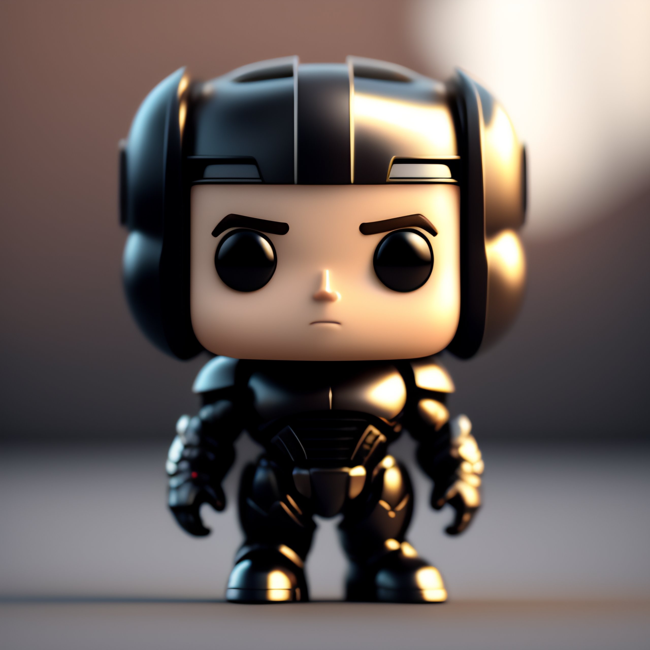 Lexica - 3d render of funko pop robocop