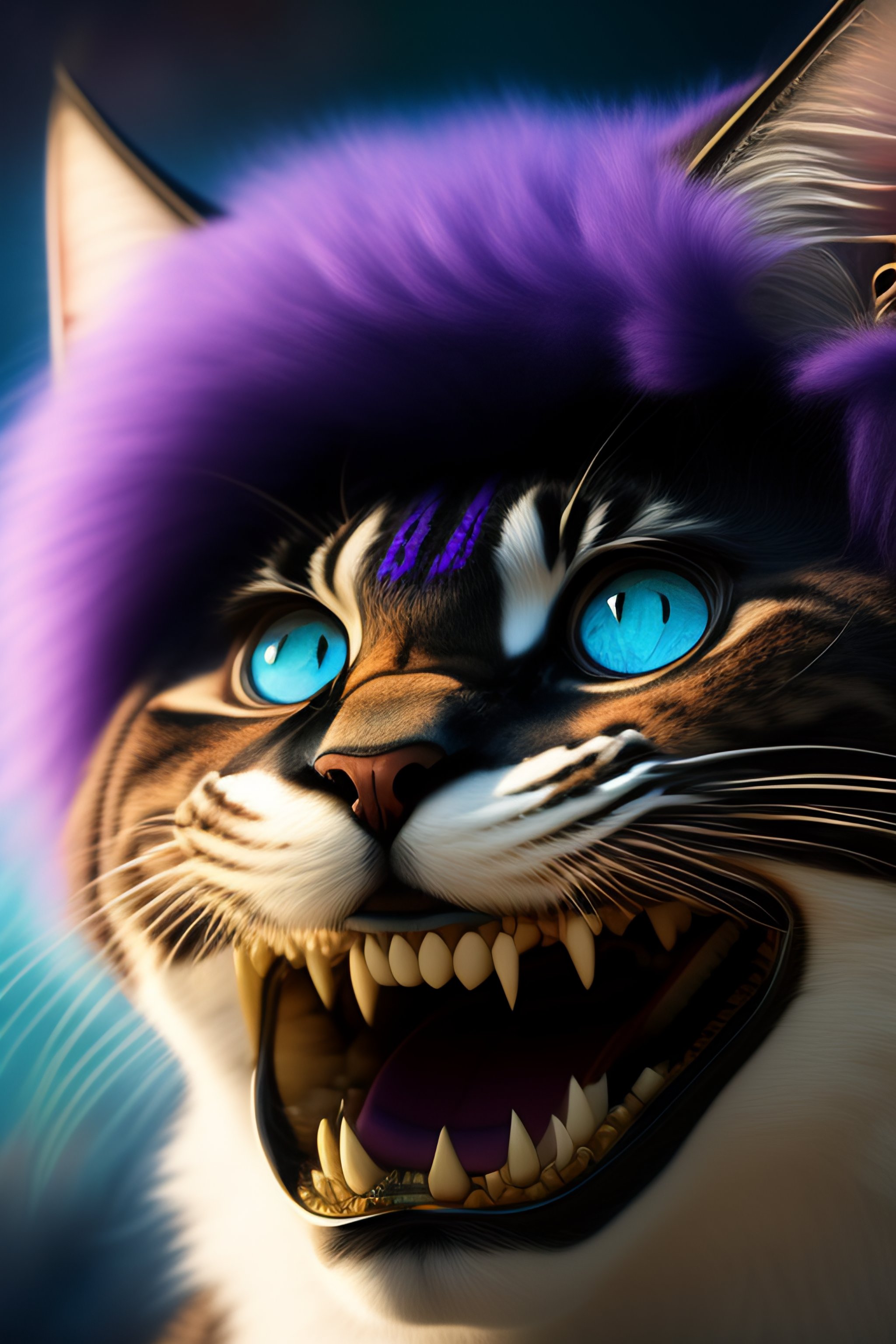Lexica - Portrait of the cheshire cat (from alice in wonderland) - a ...