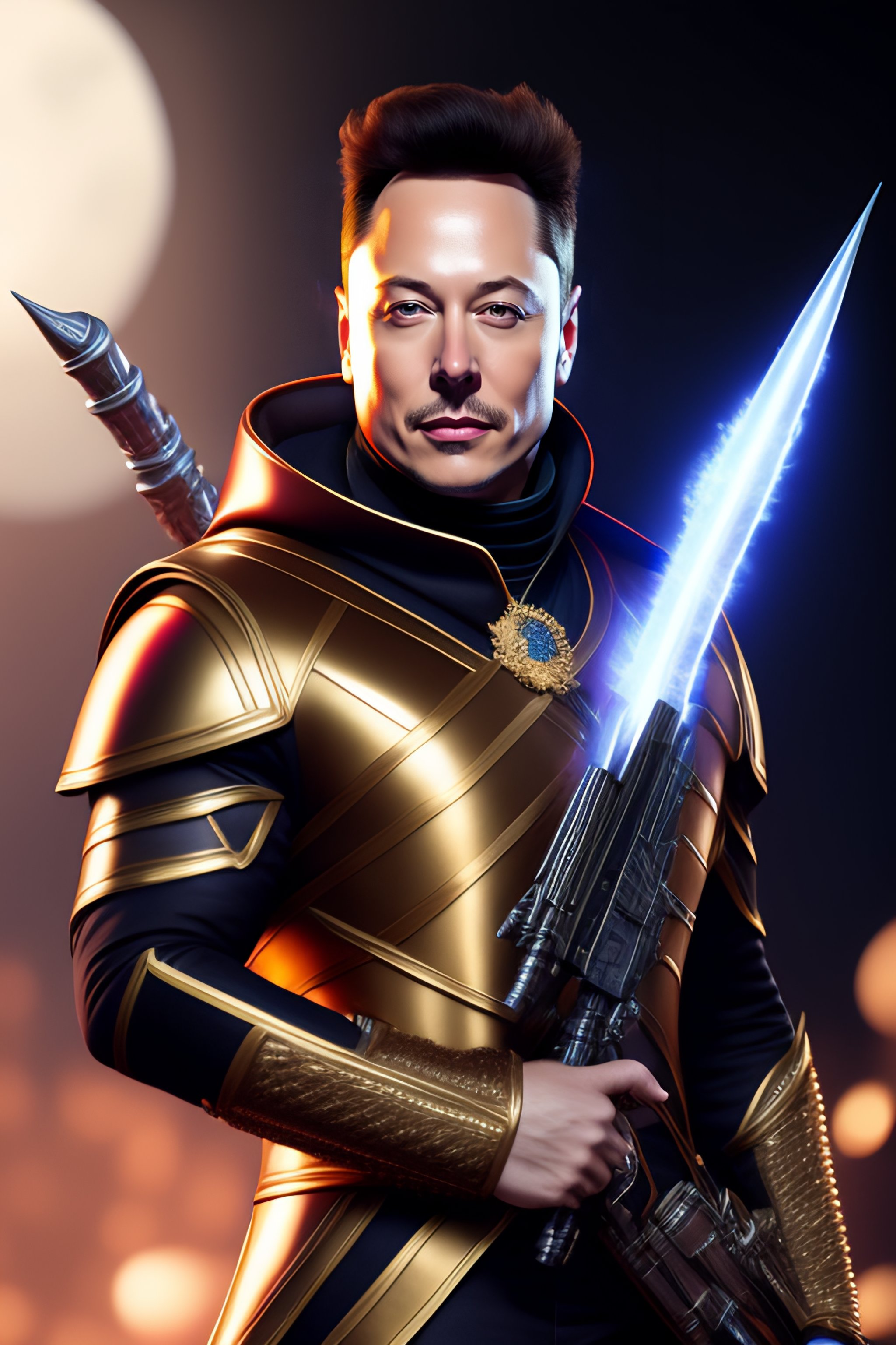 Lexica - Realistic style, 3d Unreal engine, Elon Musk person, wearing ...