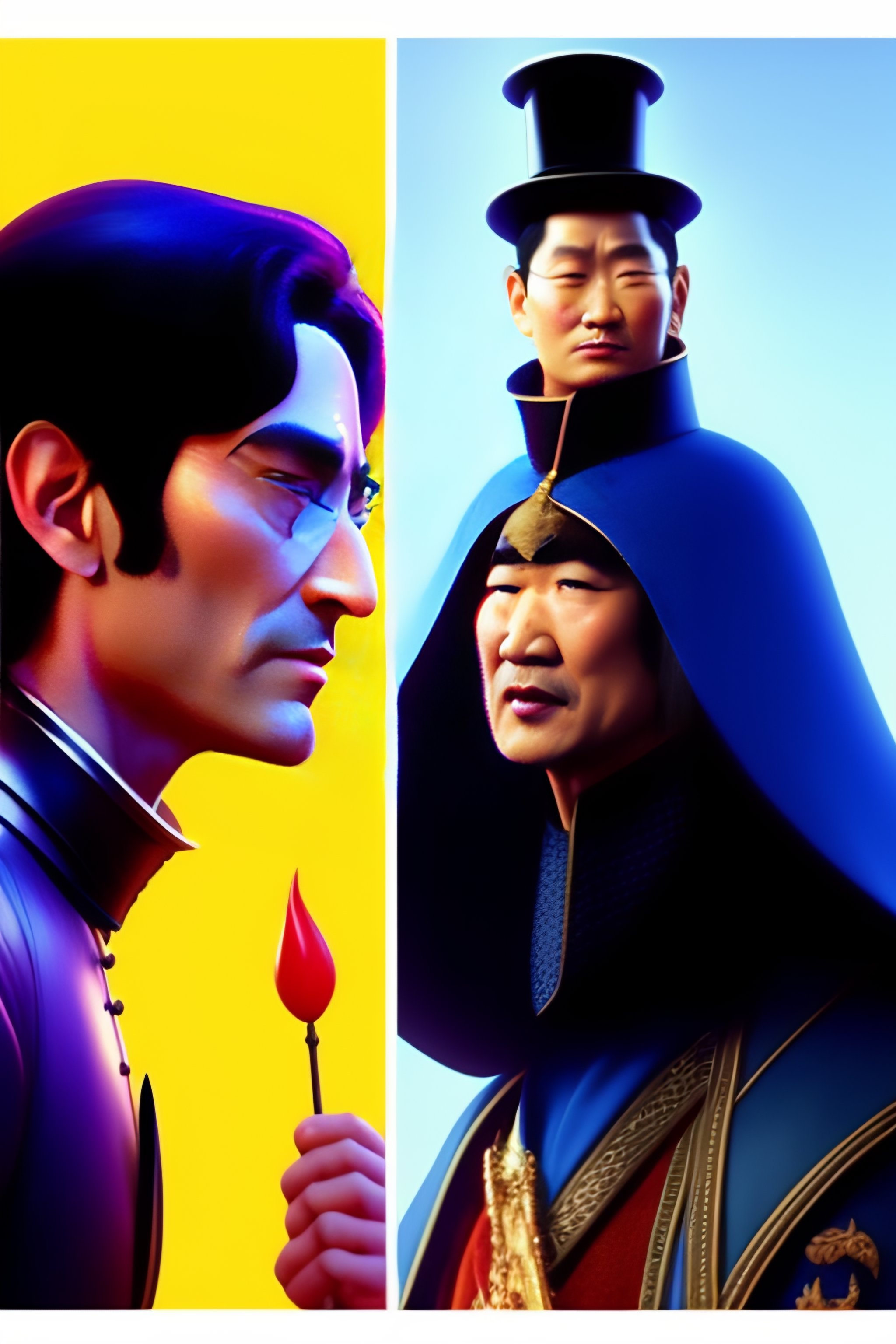 Lexica - Jhon lennon as prince charming and joko ono as an evil witch ...