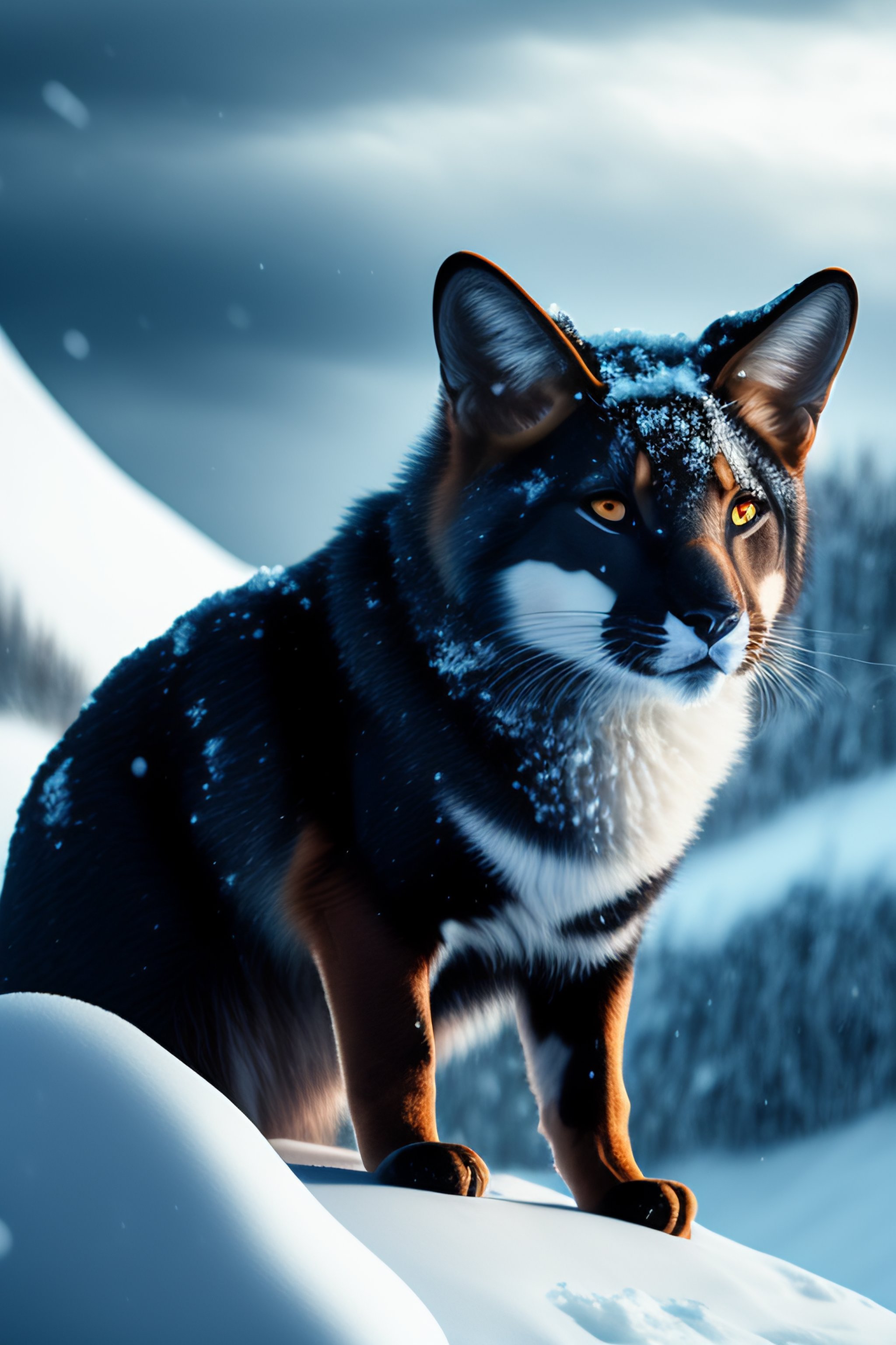 Lexica - Creepy horror creature of the snow