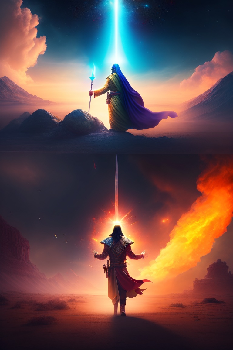 Lexica - Epic Book cover of Jesus fighting aliens, titled the salvation