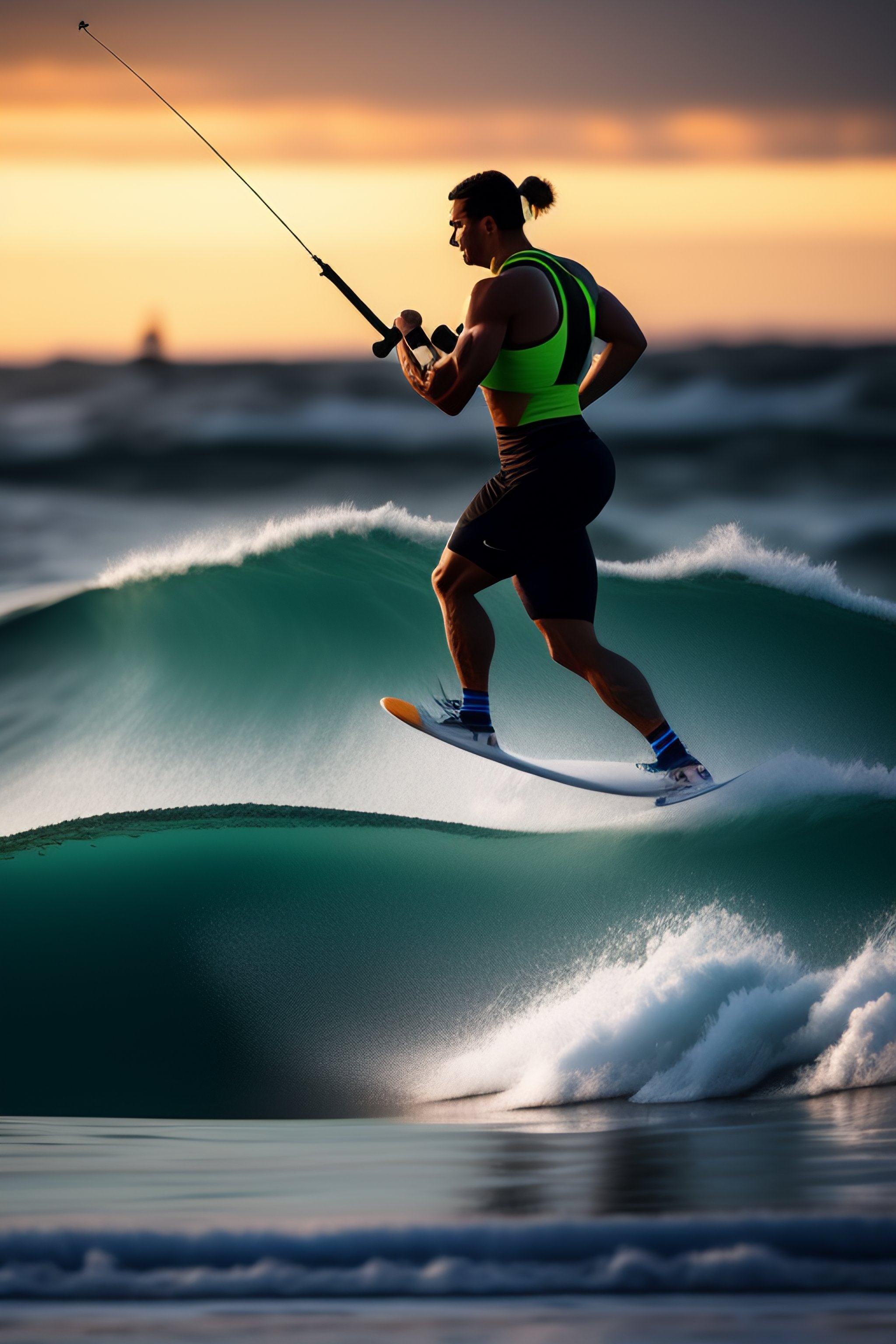 Lexica - Men and women work out on fish