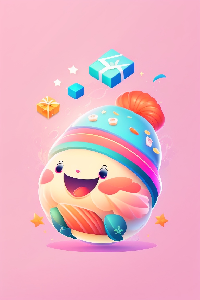 Lexica - A fairy-tale character Happy roll smiles with arms and legs ...