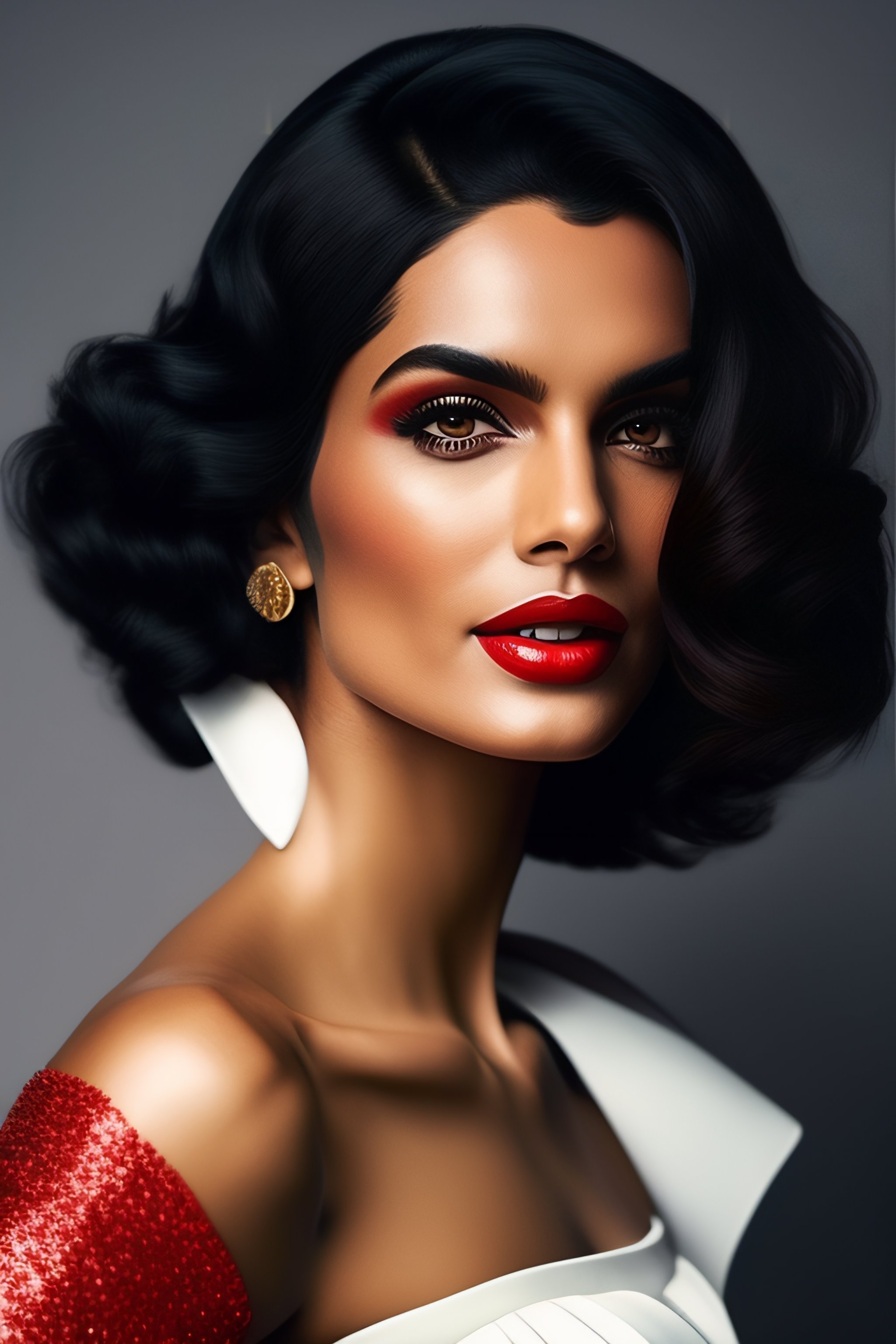 Lexica - Anglo-Indian woman in mid 30s, short straight black hair, like ...