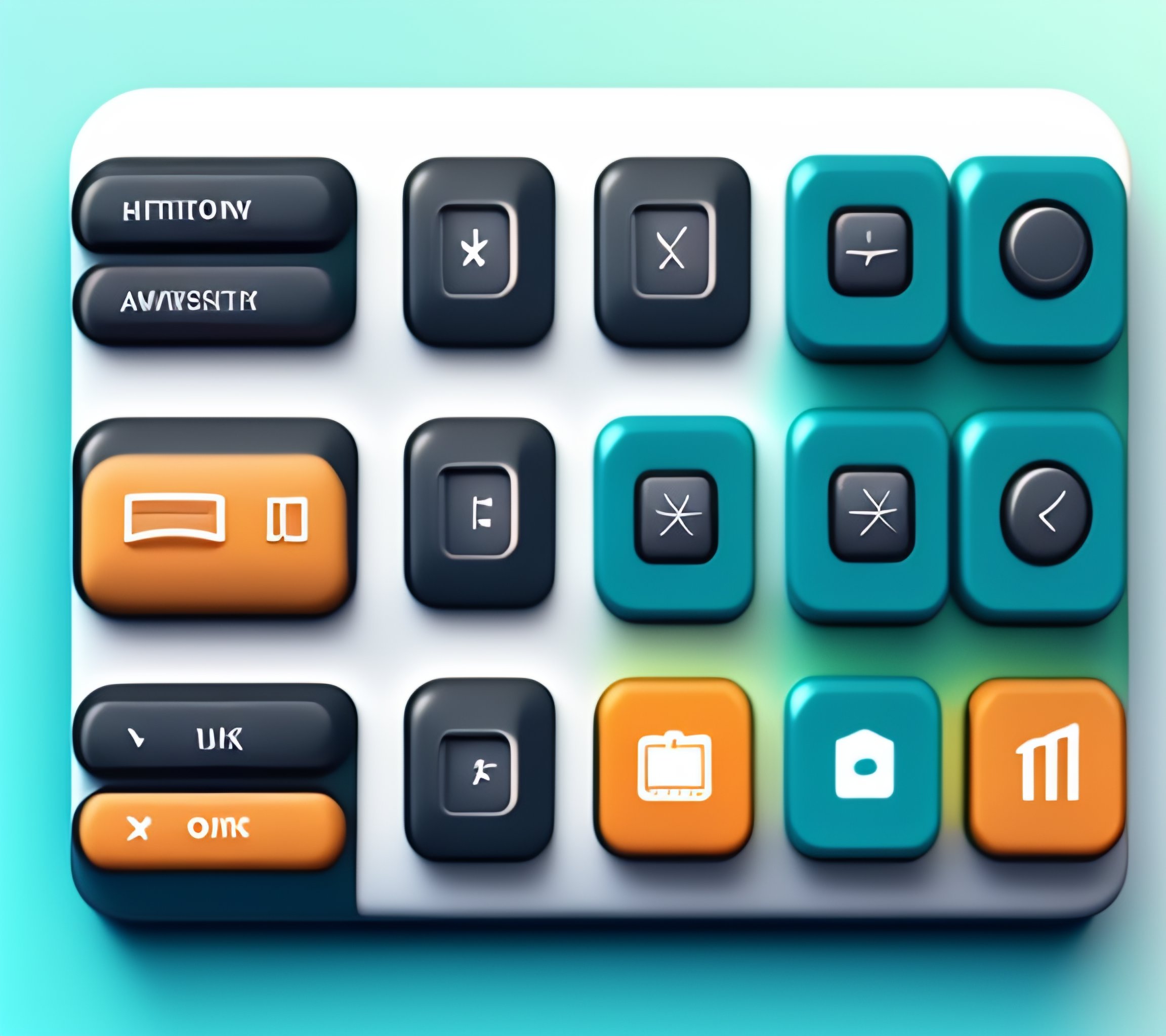 Lexica - Modern app user interface components buttons