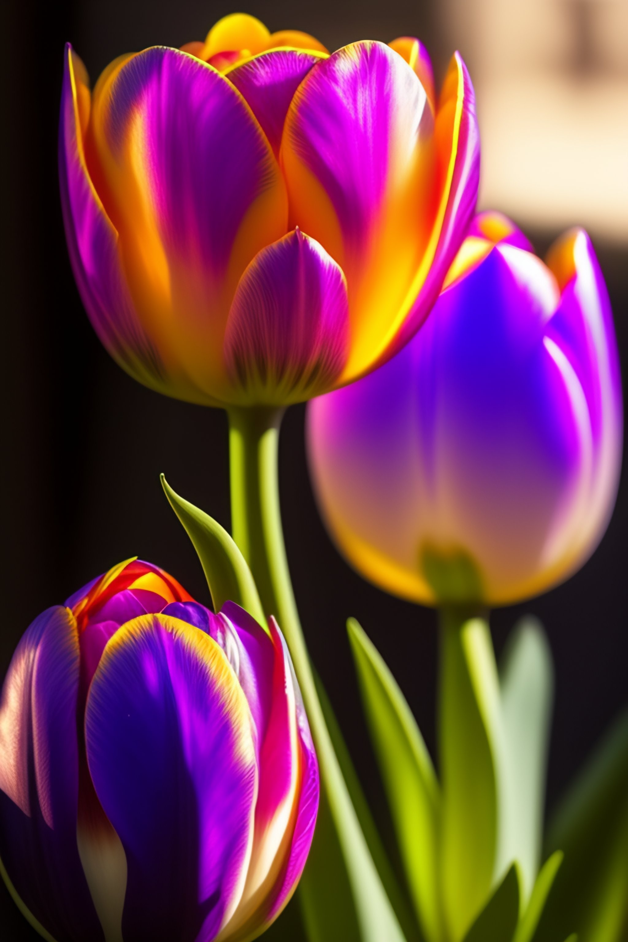 Lexica - Exotic and rares purpure tulips, alien ambient like a rory ...