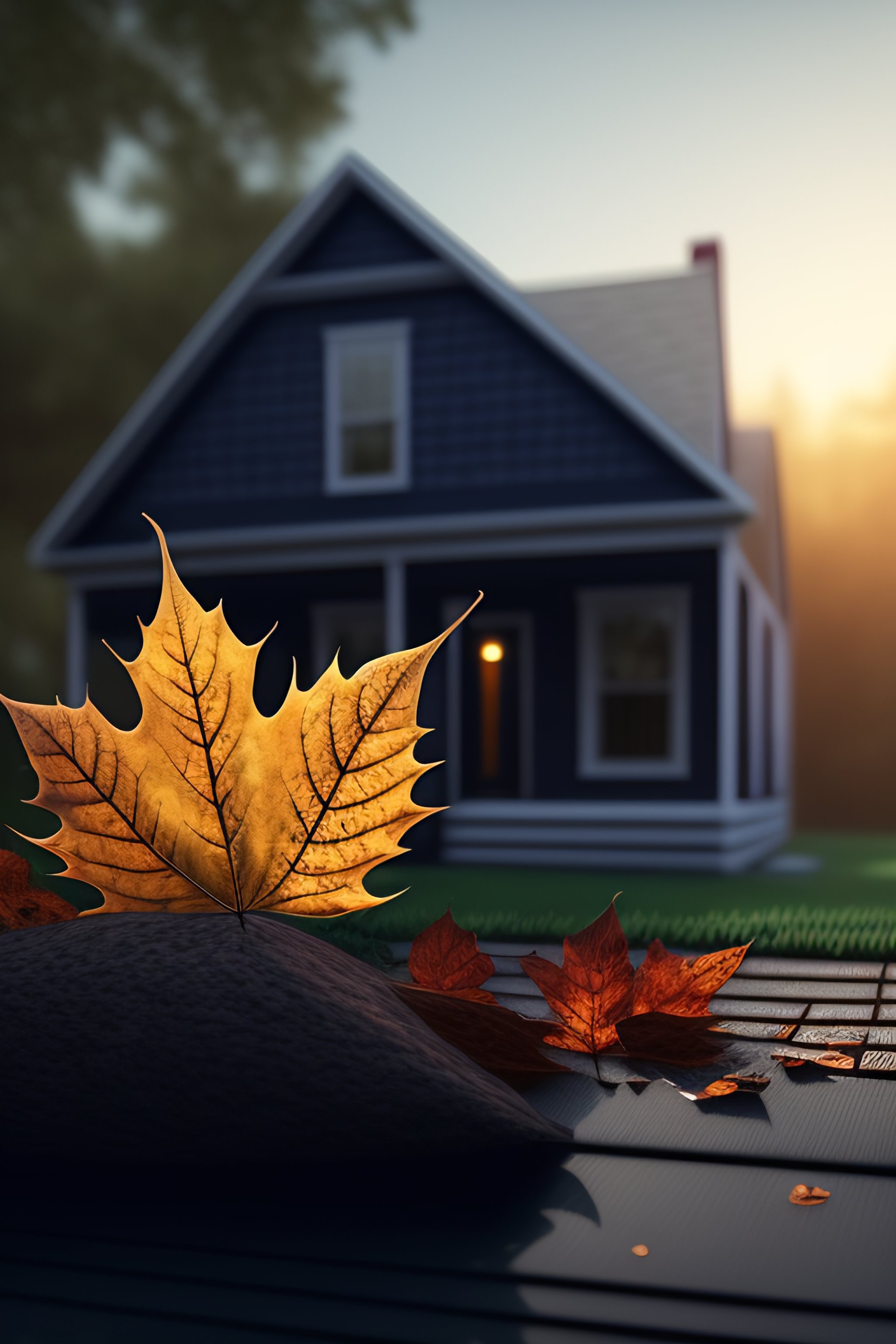 Lexica - Give me a good graphic for a Facebook post for dead leaves ...