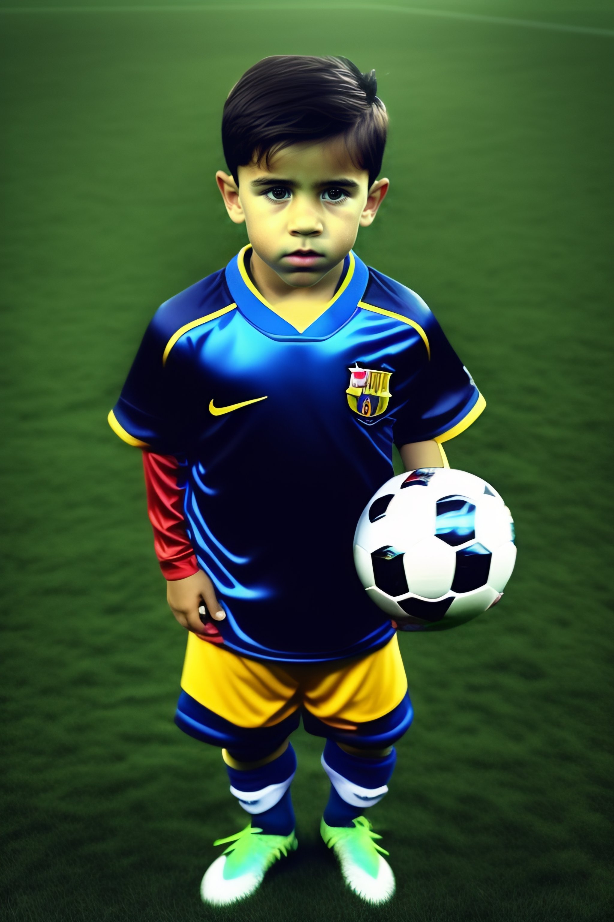 Lexica - Little leonel messi on football