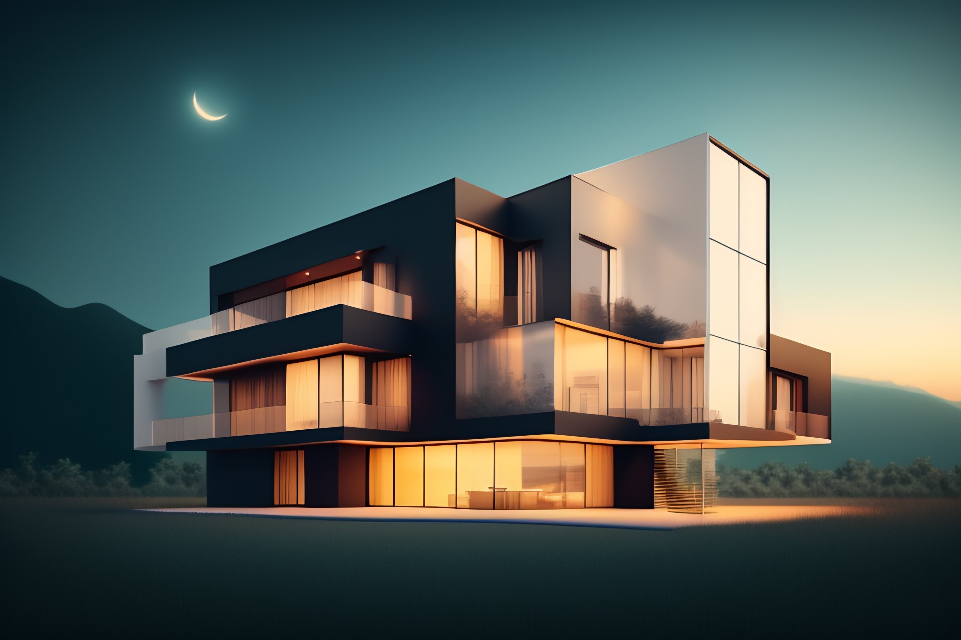 Lexica - Webpage background hero image for real estate company modern ...