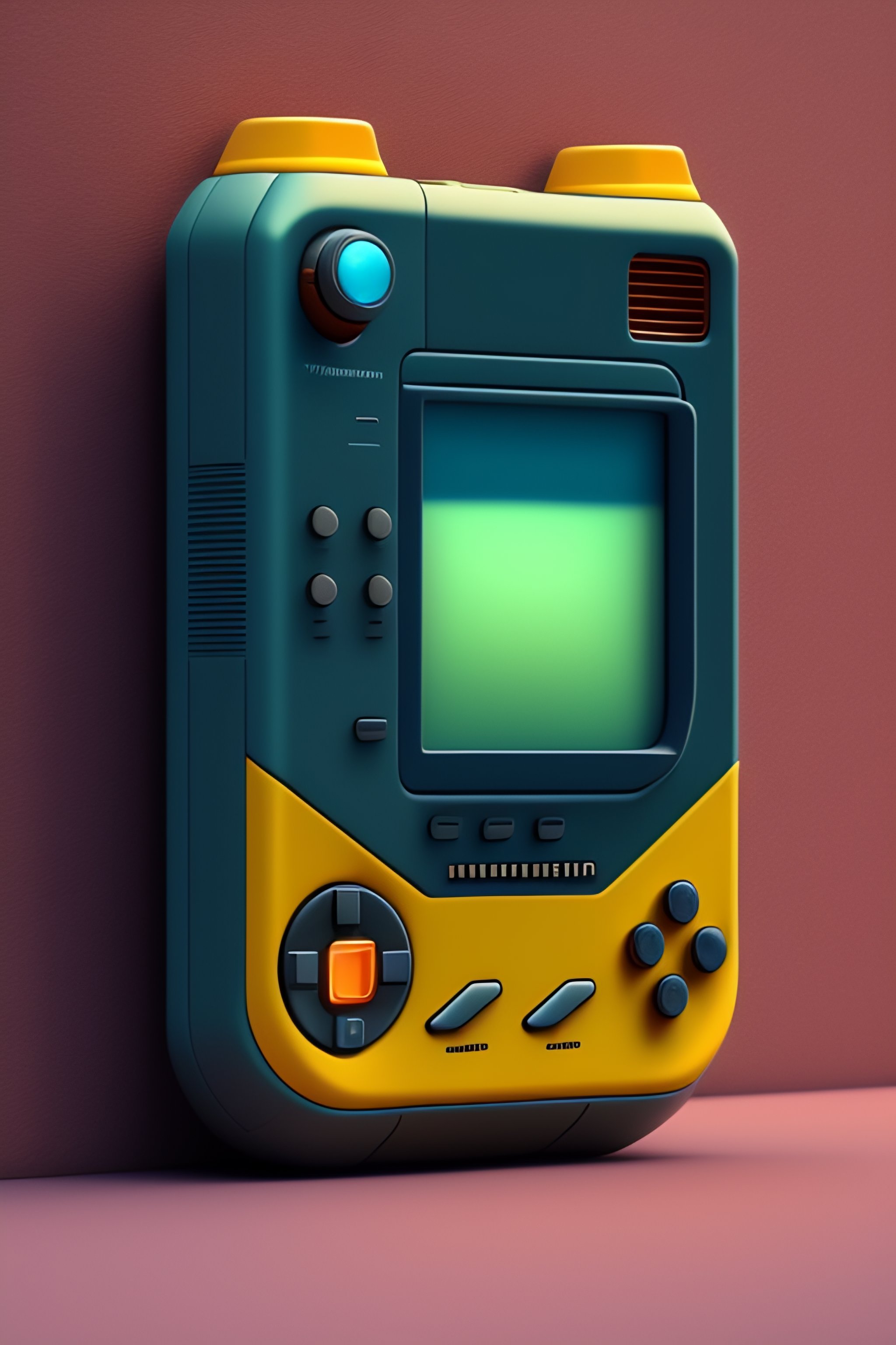 Lexica - A realistic image of an anthropomorphic gameboy, BMO adventure ...