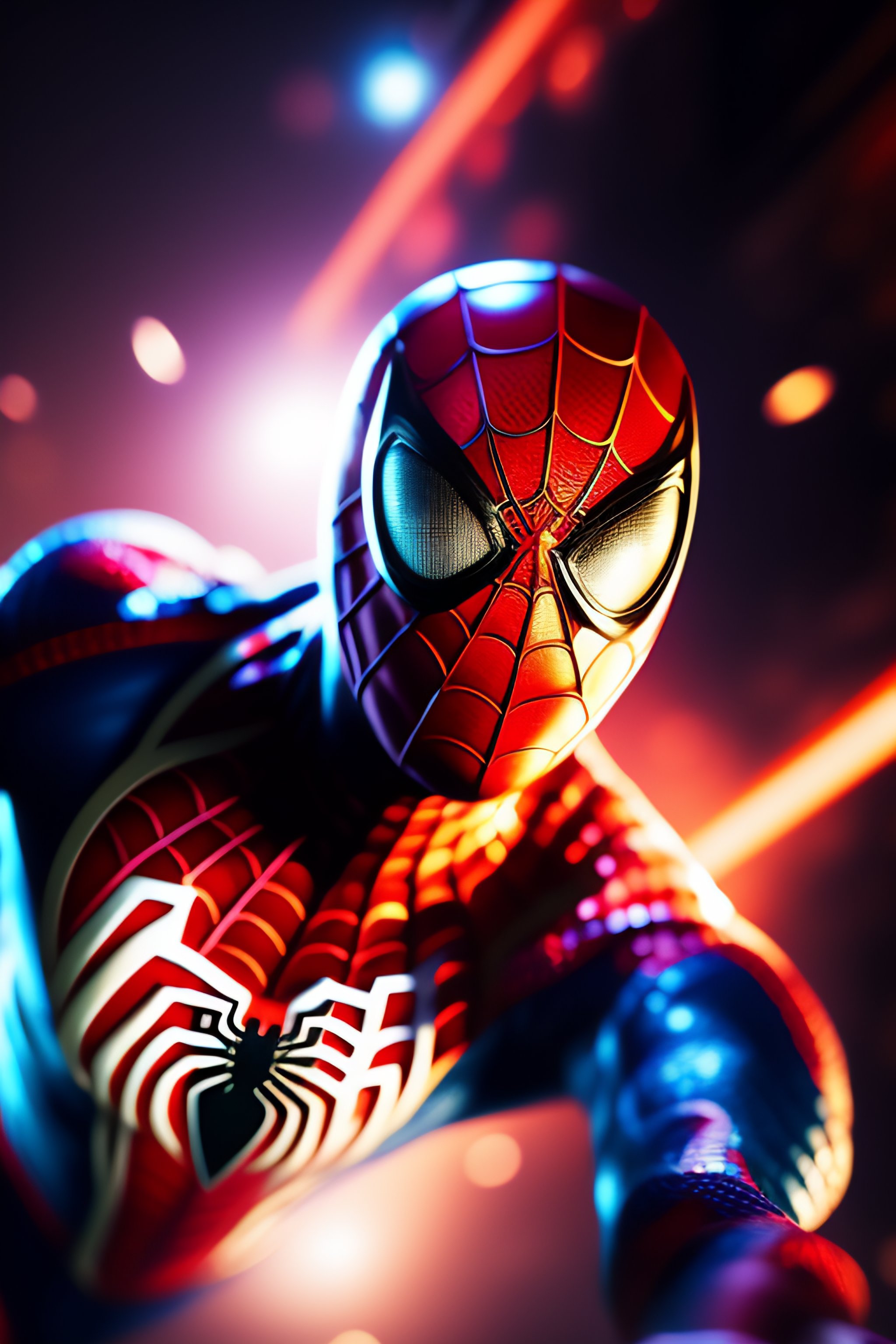 Lexica - Spiderman falling in space, cinematic composition, dramatic ...