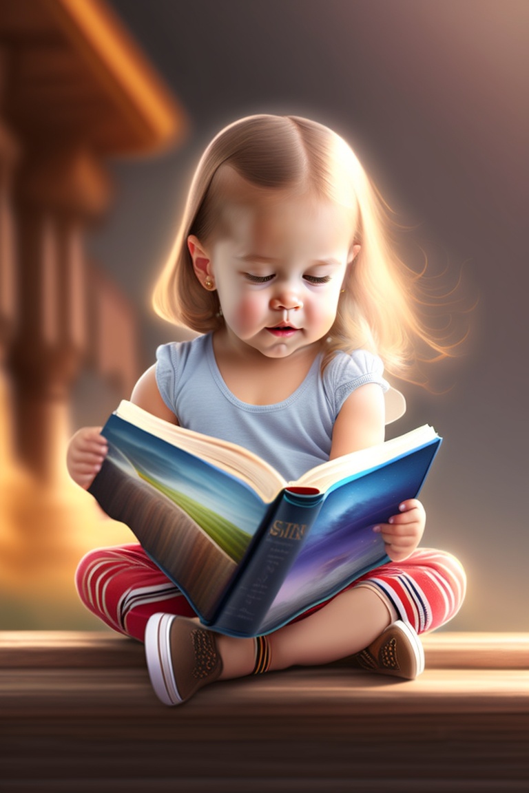 Lexica - Cute little girl dancing, cute little girl reading