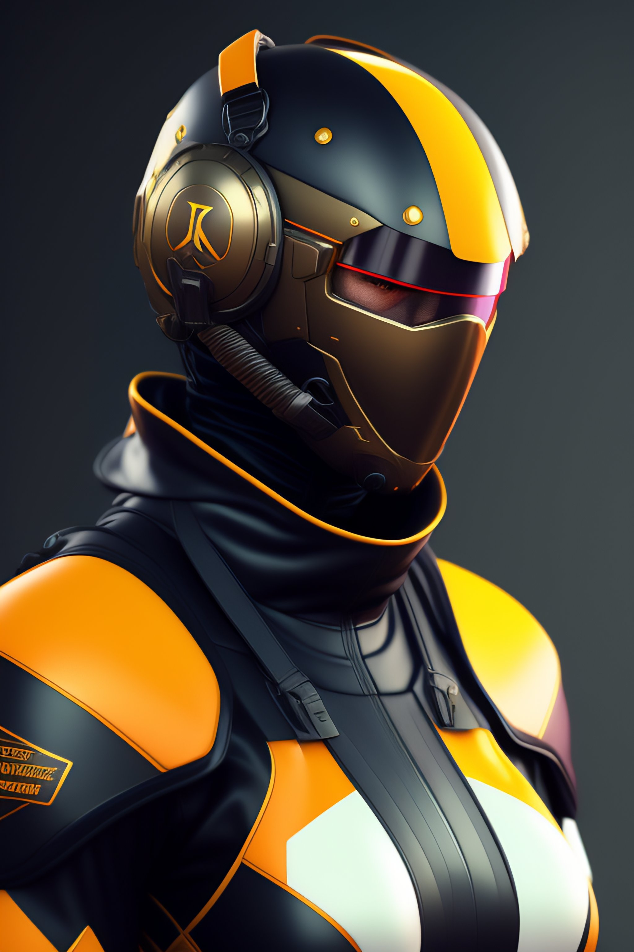 Lexica - Robot ninja mask helmet metal gear solid training suit swat ...