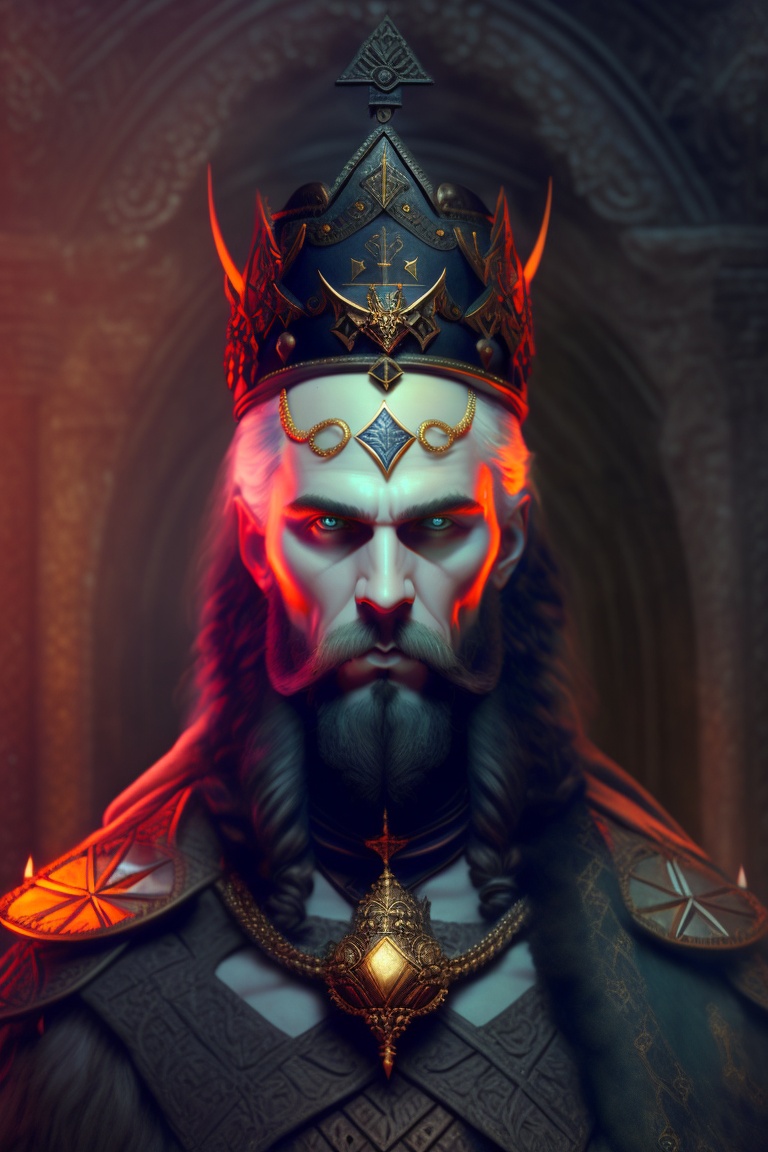 Lexica - Viking north druid, god of death witch pagan face portrait ...