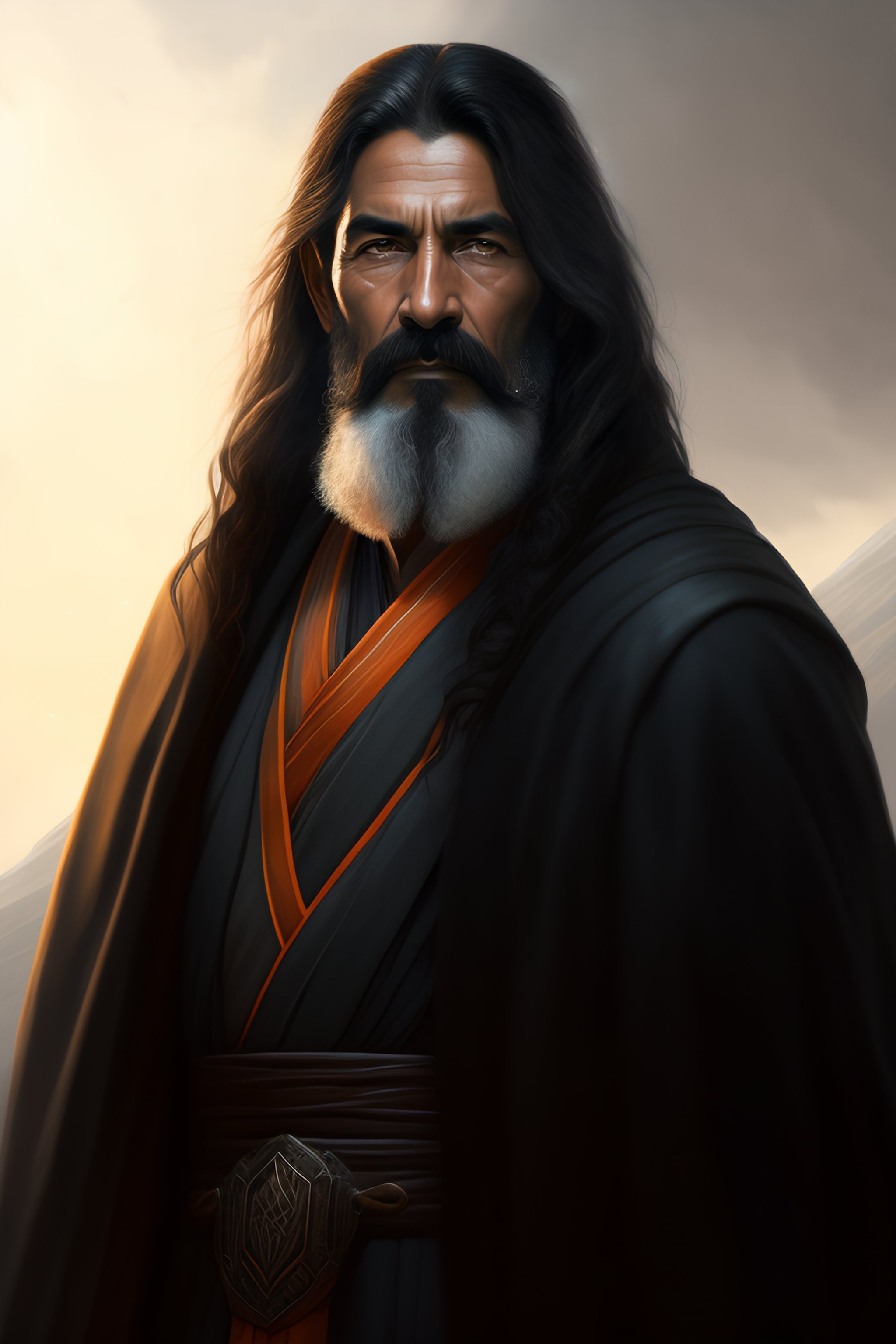 Lexica - Black and white portrait of a man by Greg Rutkowski, an old ...