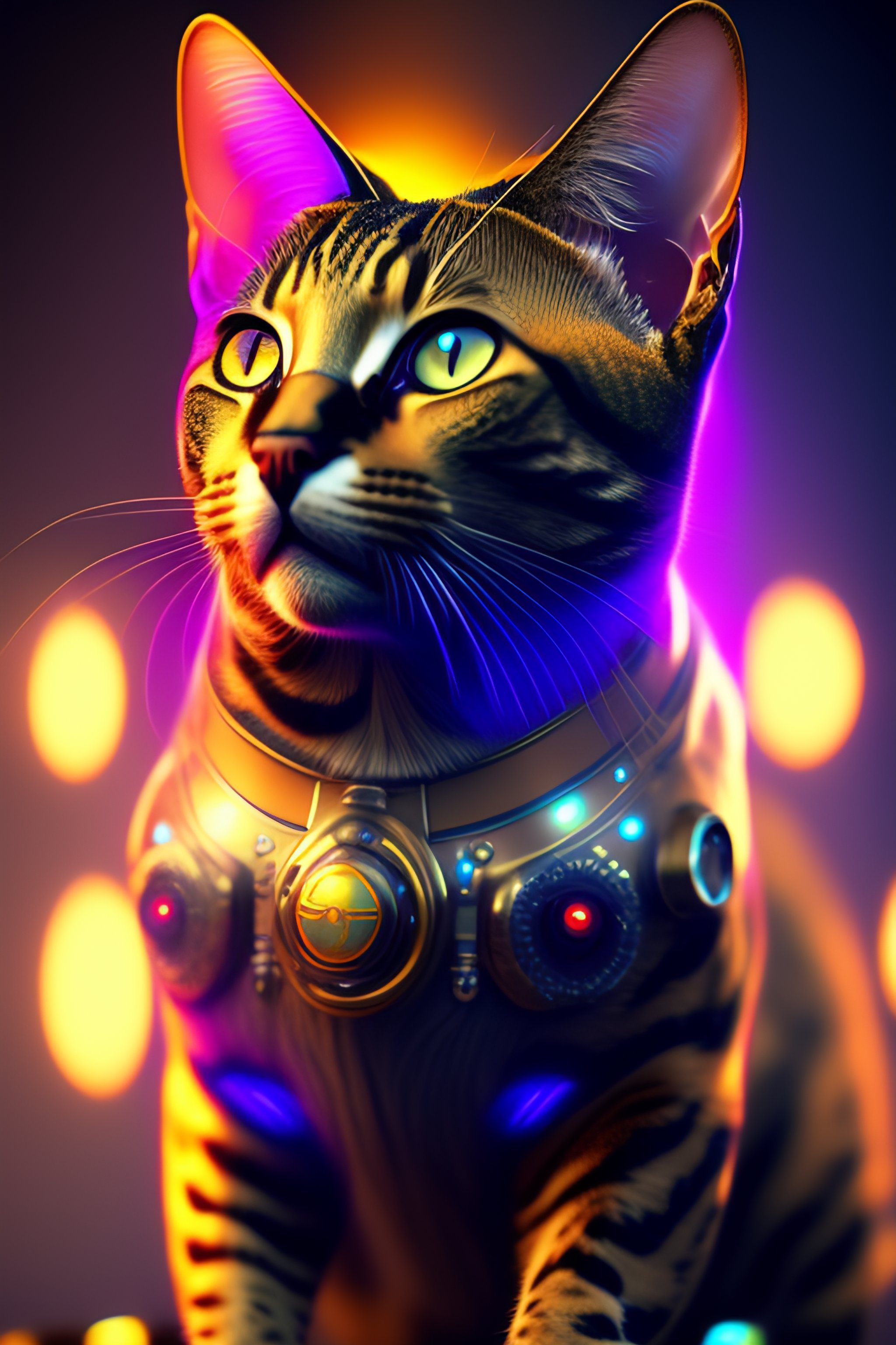 Lexica - A cyborg cat of the apocalypse, part mechanical cat ...