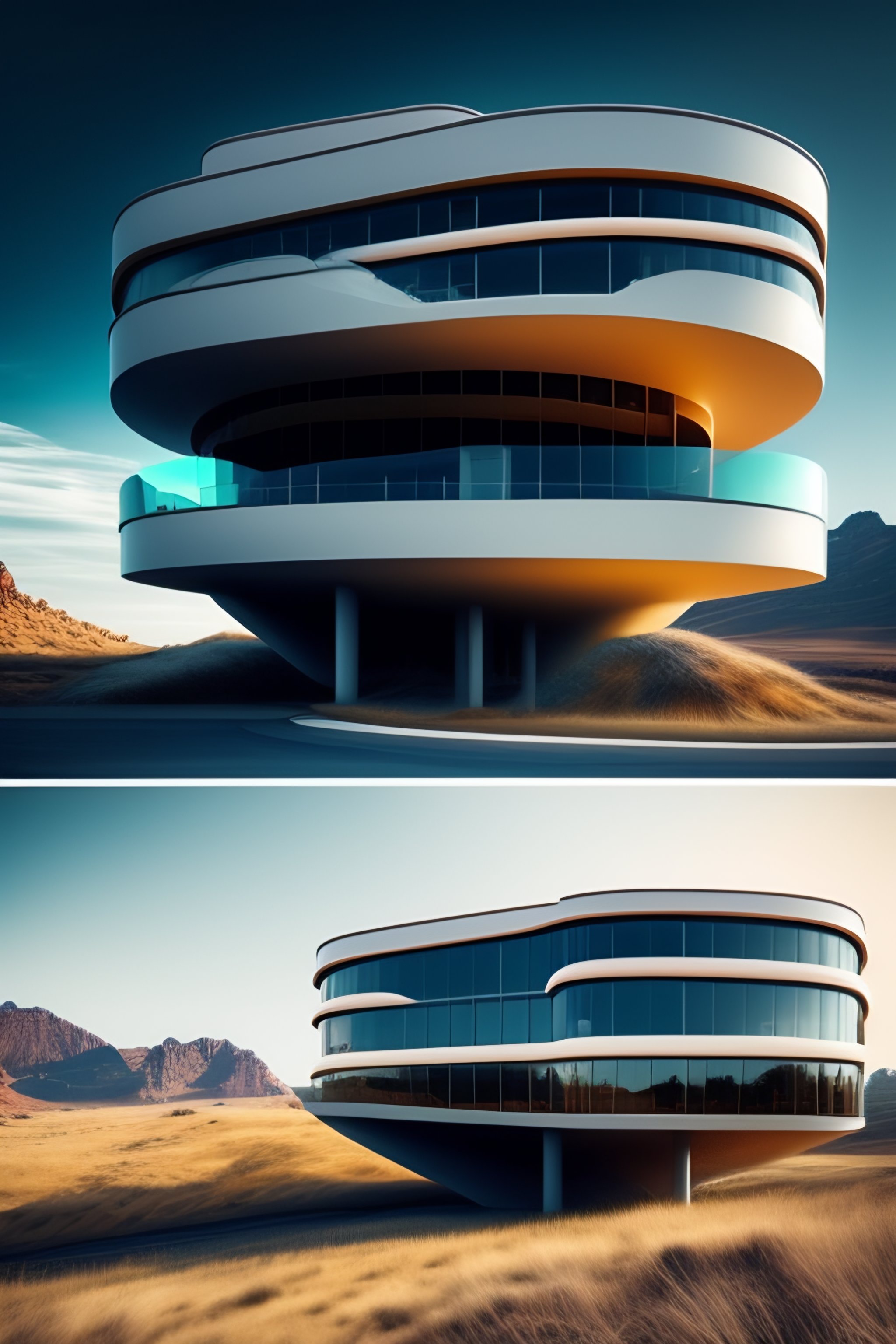 Lexica - New architecture that becomes popular in 2050 with a highway ...