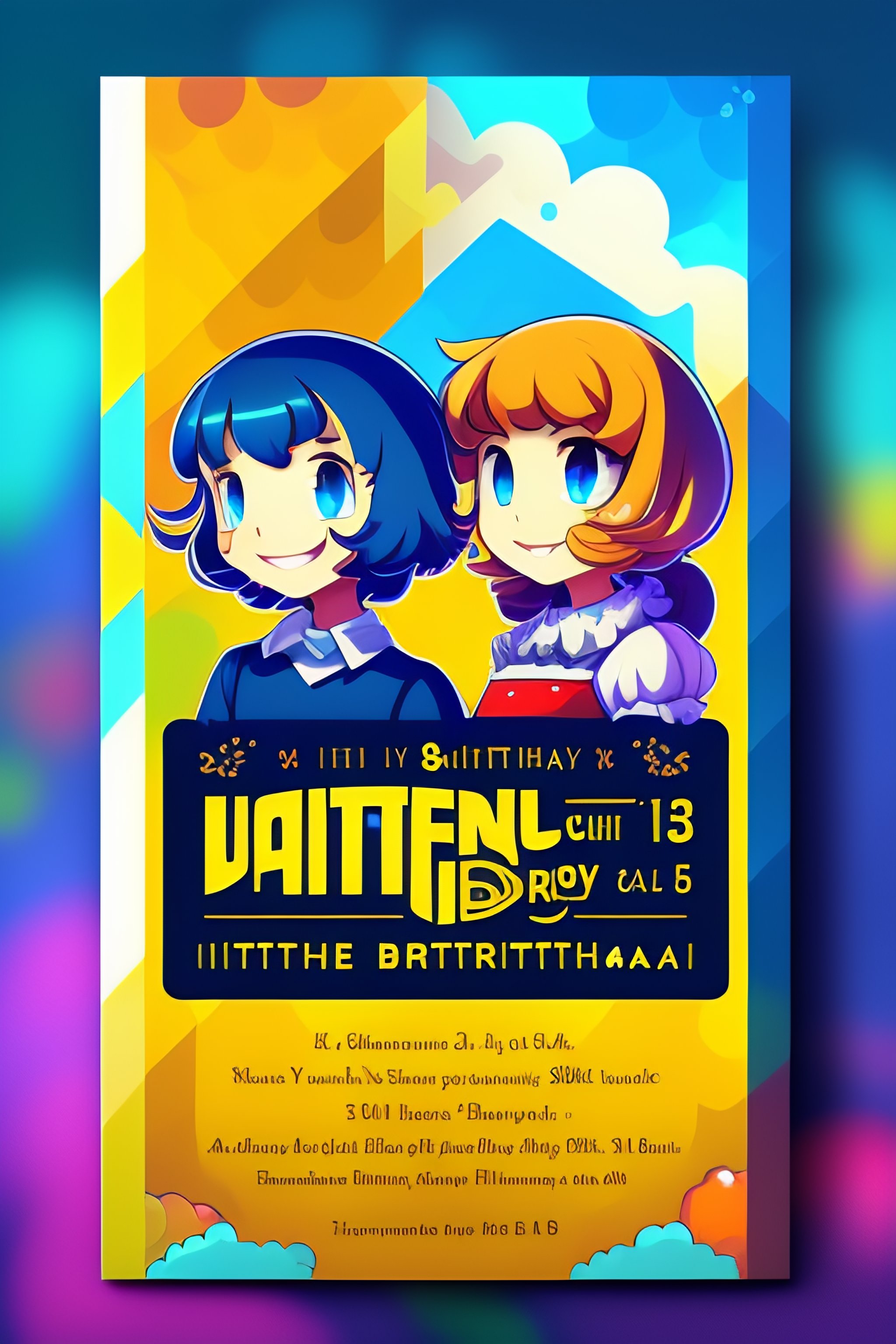 Undertale Birthday Party Invitations