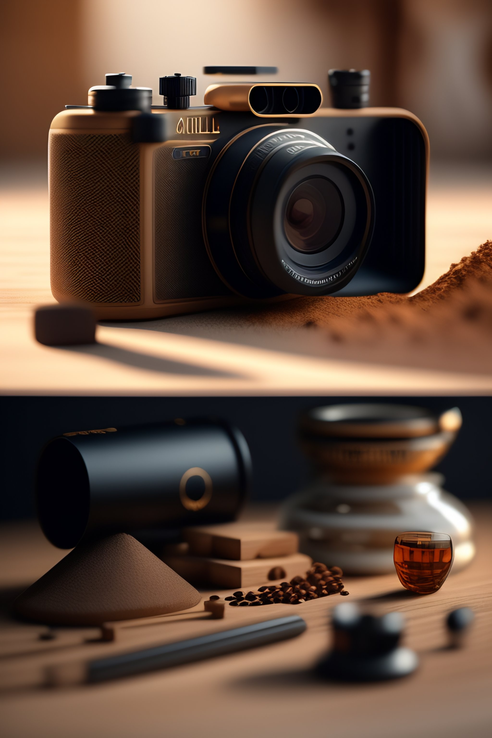 Lexica - Arri Amira cinema camera, knolling, flat lay, natural ...