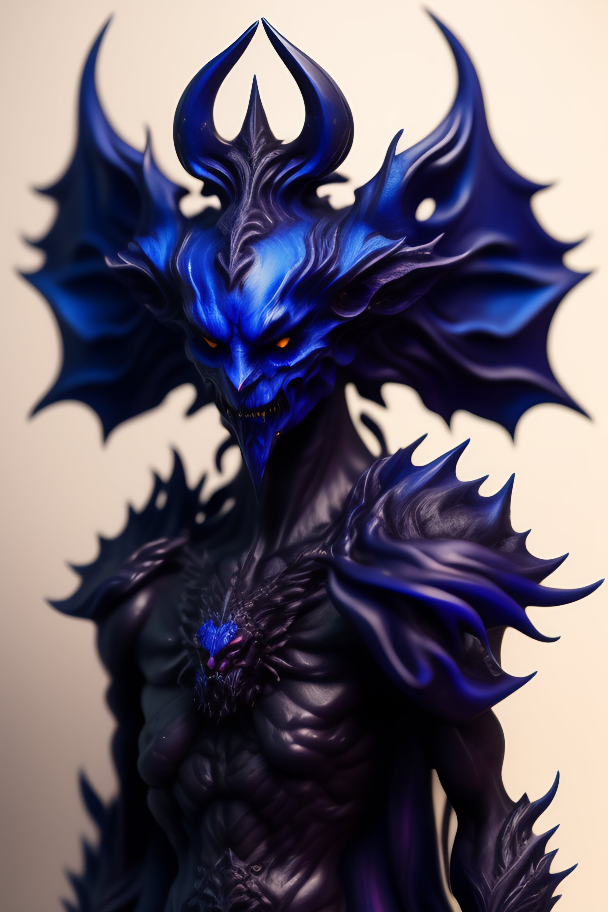 Lexica - Fullbody creature concept demon of envy, looks like a frail ...