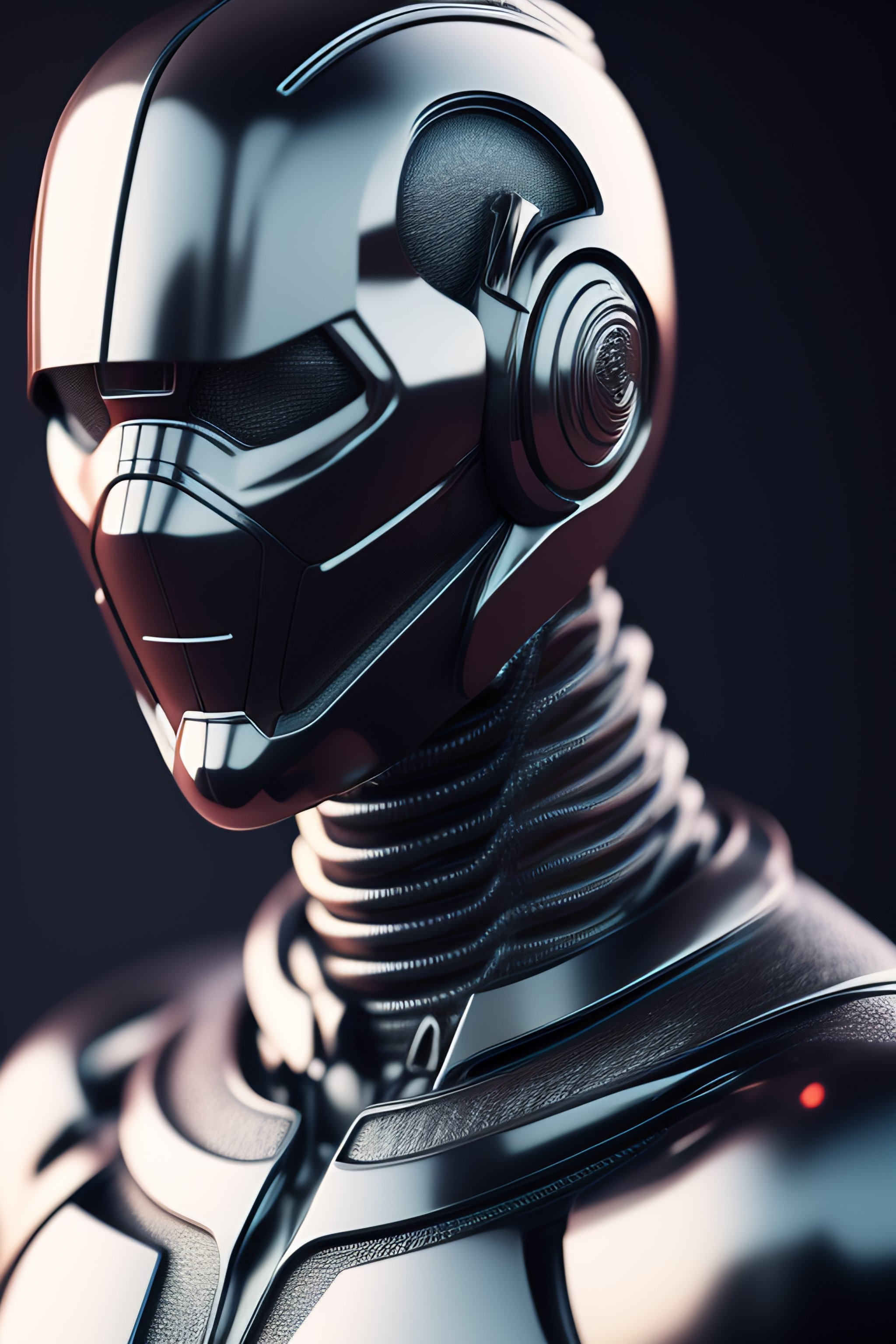 Lexica - Intricate portrait of 3d render of hyperrealistic cyberpunk ...