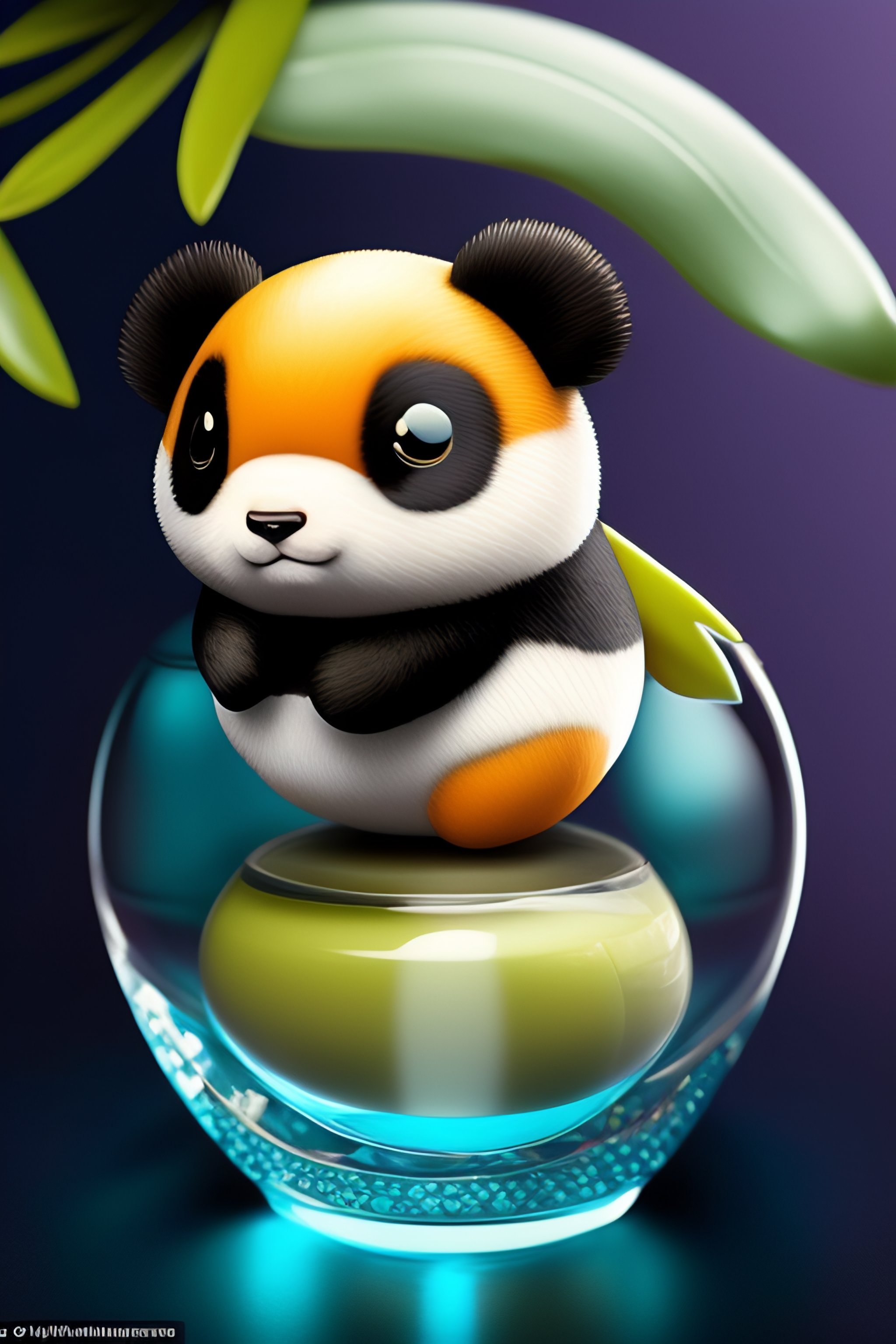Lexica - An adorable water type pokemon that resembles a small panda ...