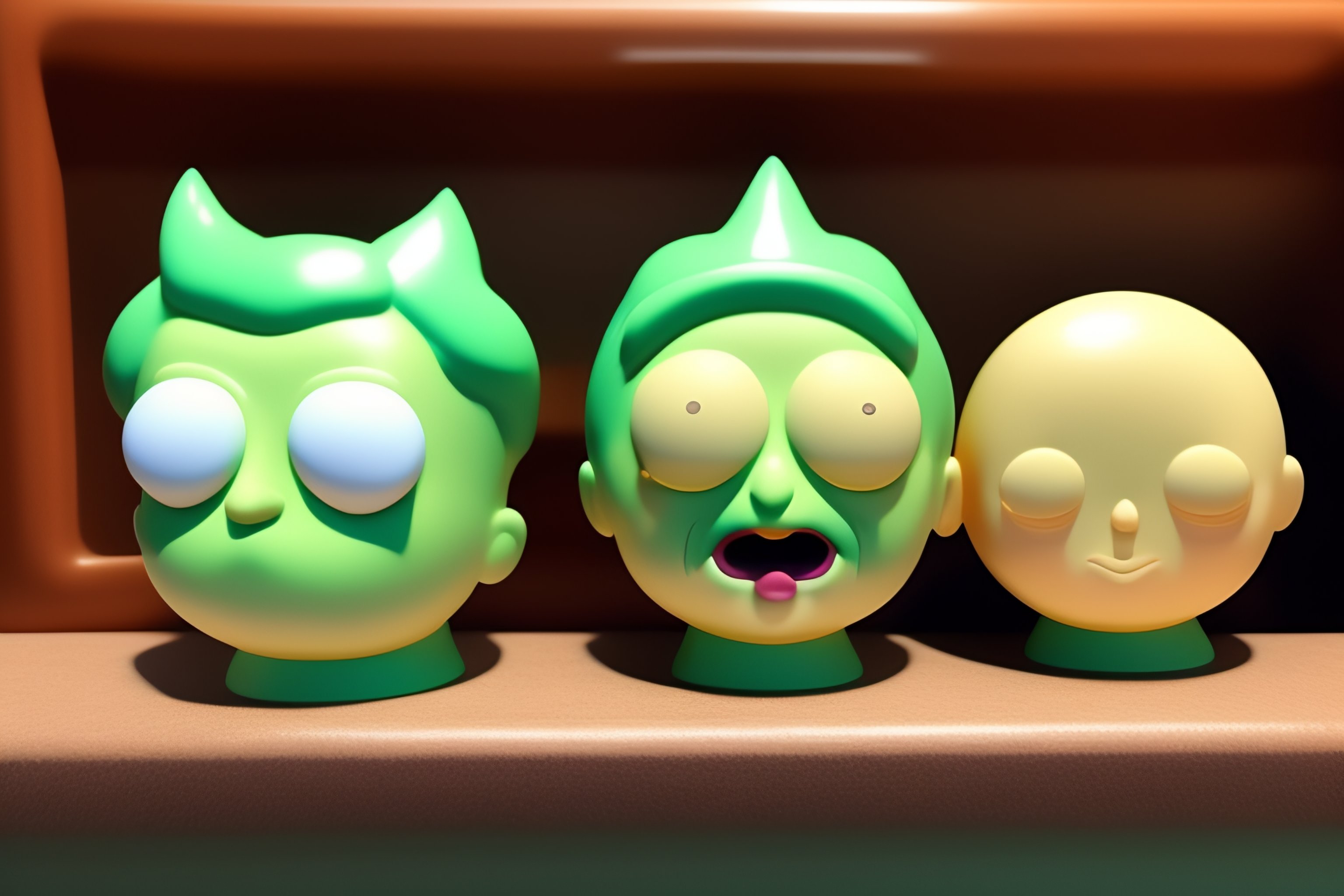 Lexica - Rick and morty with big heads