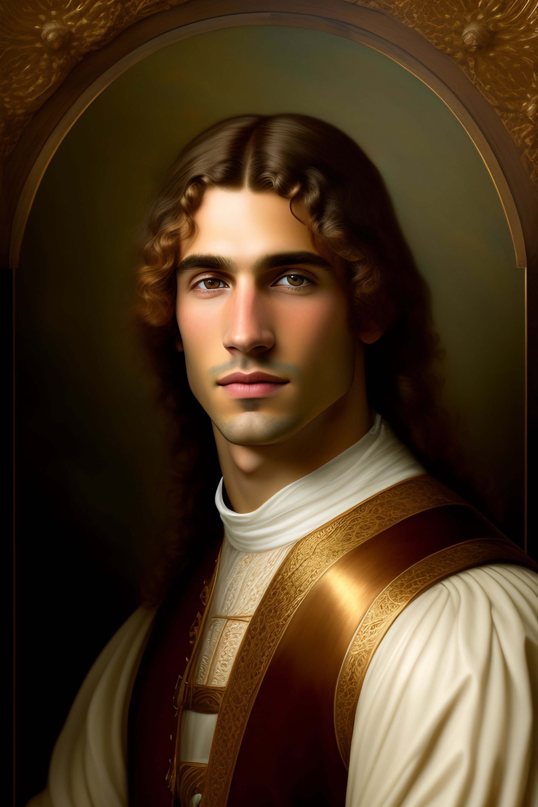 Lexica - Jacob Collins-Levy with light hair in medieval style, art