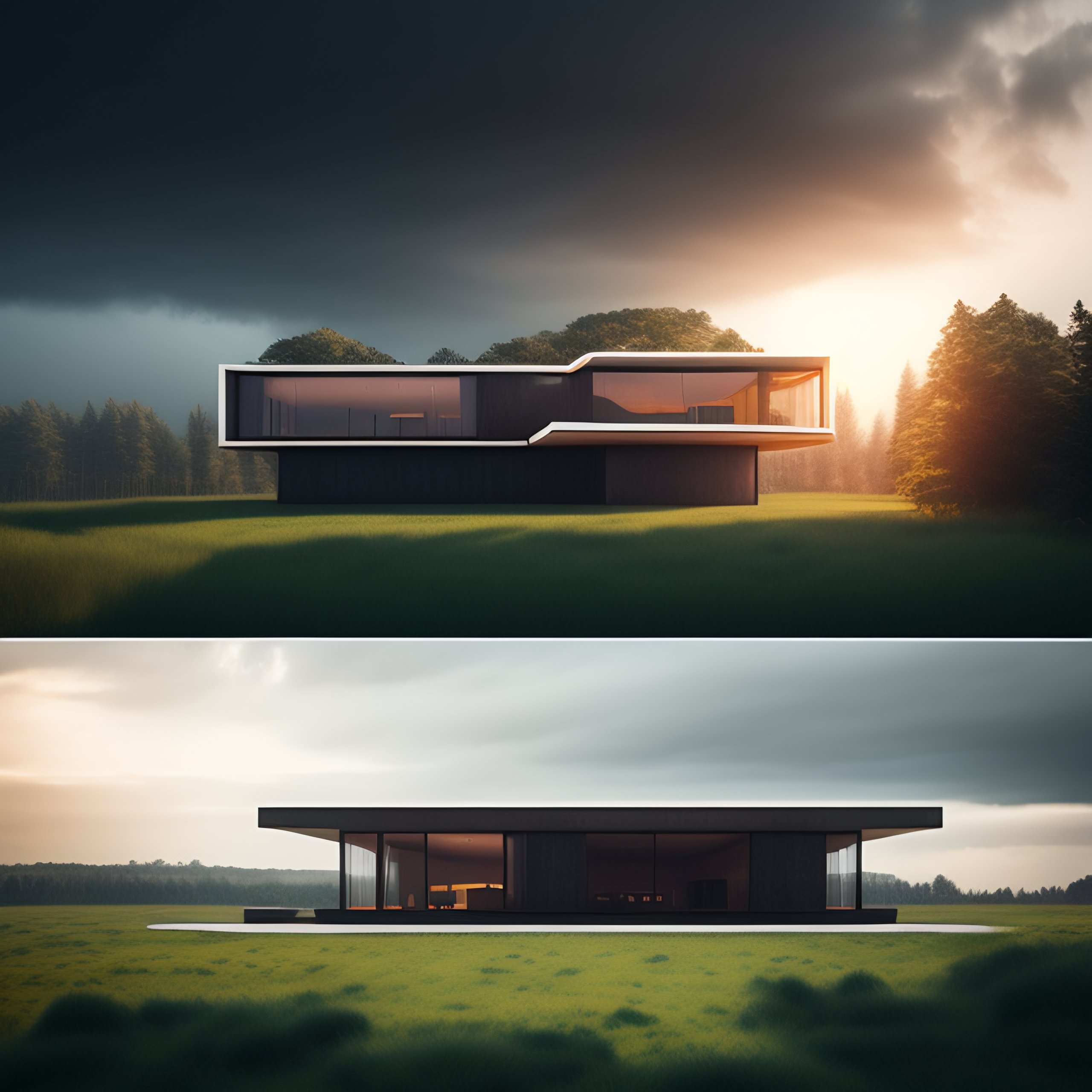 Lexica - Rectangular modernist house inspired by a tibetan palace ...