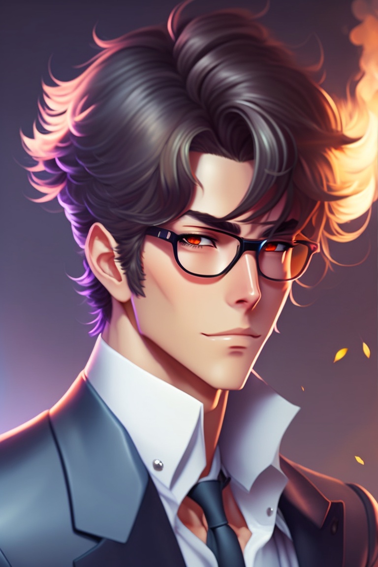 Lexica - Handsome, Genius, anime, cool Men image